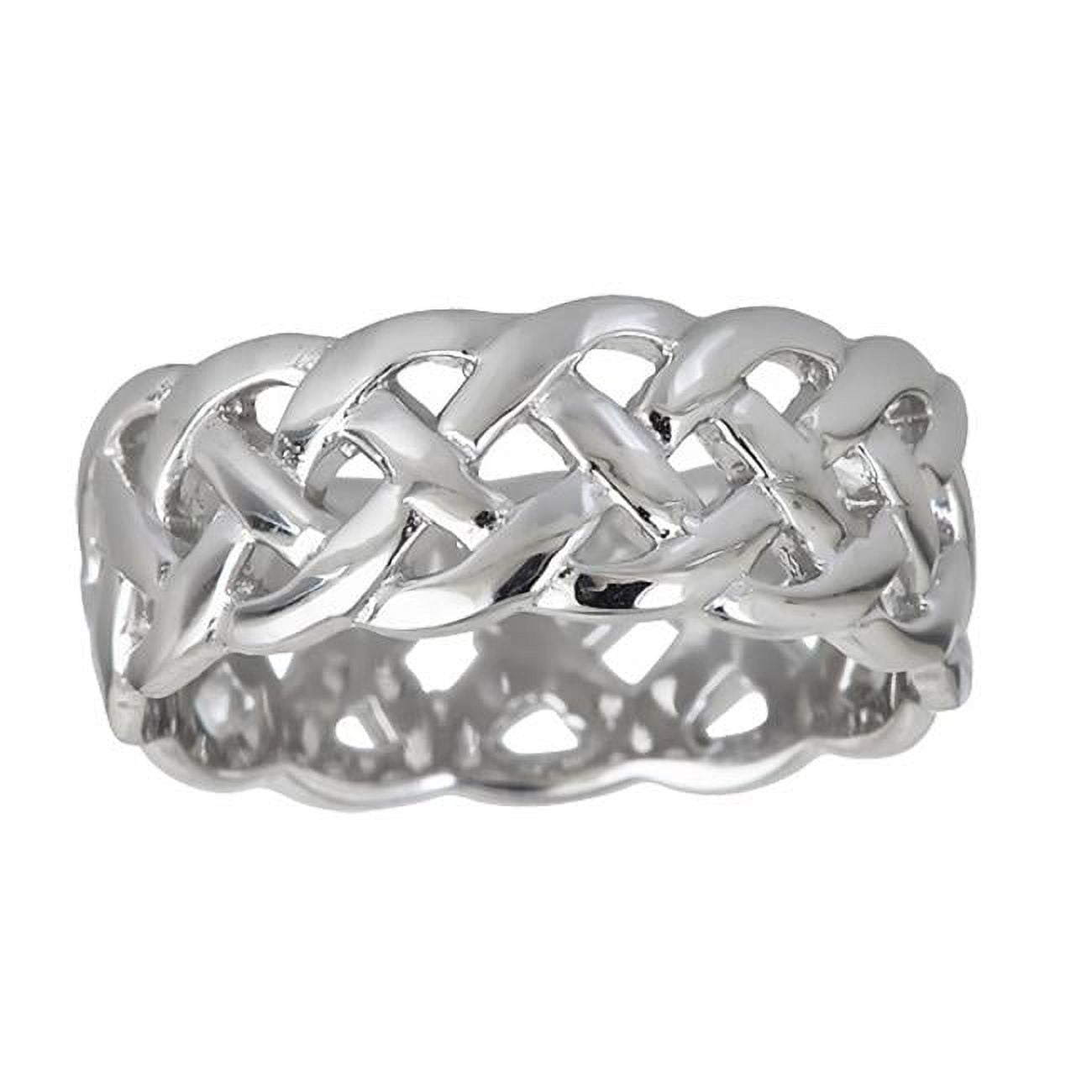 YGI SR2916-8 Sterling Silver High Polished Celtic Eternity Ring Size ...