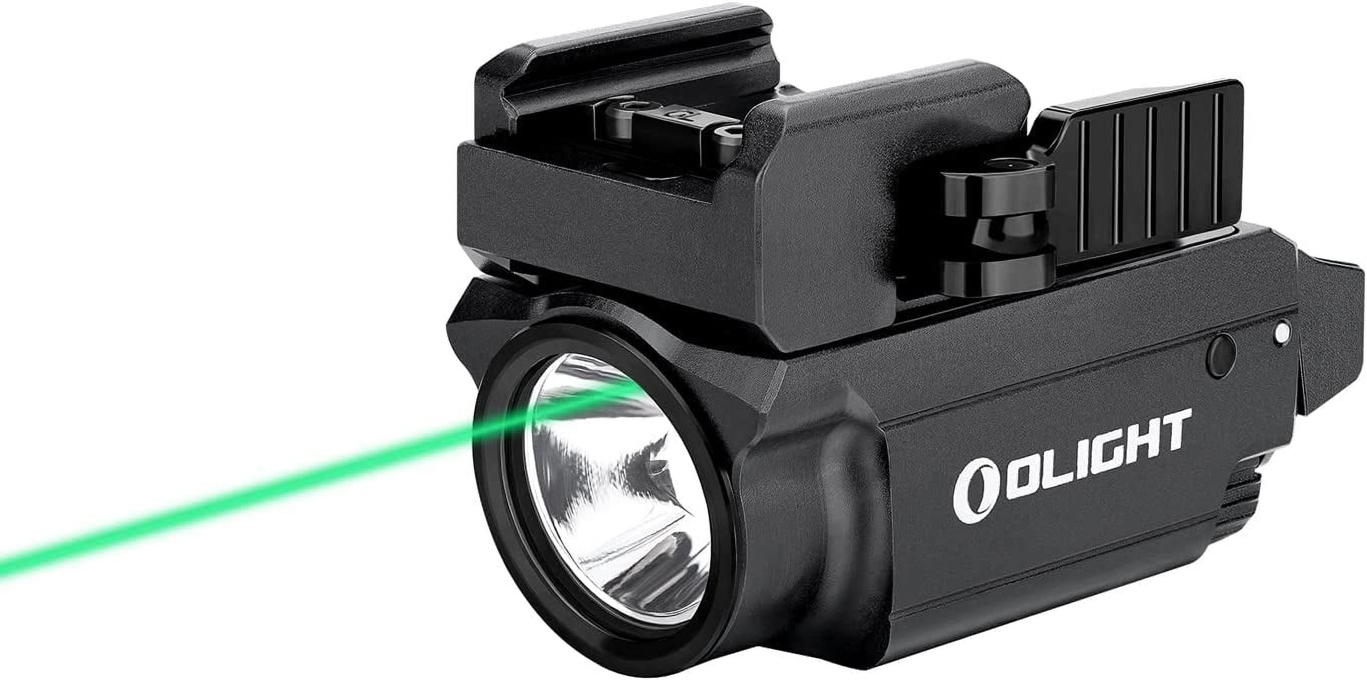 YGL Baldr Mini 600 Lumens Rechargeable Weaponlight with Green Beam and ...