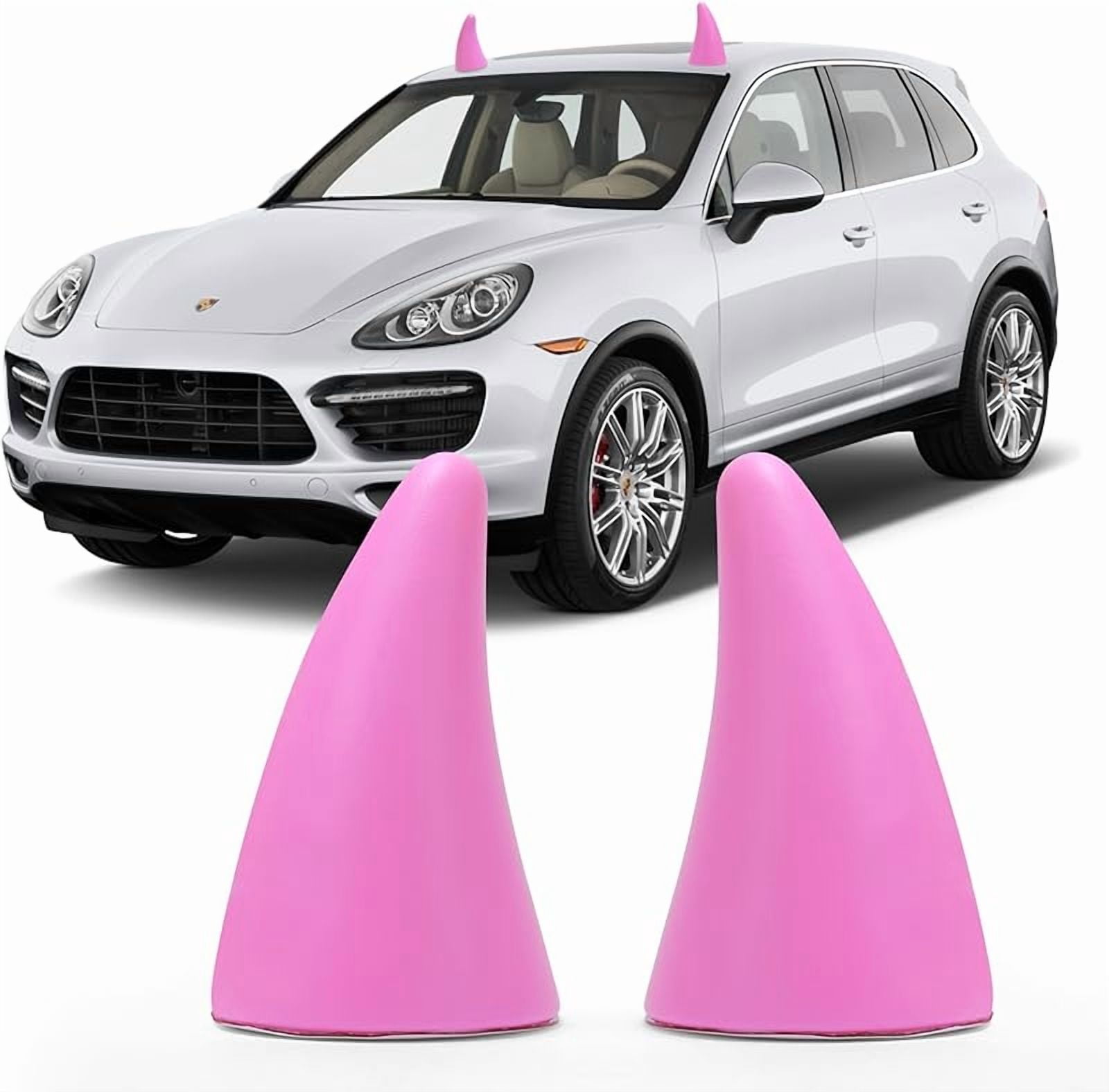 YGMONER Car 3D Devil Horns Sticker (Easy to Find Car in The Parking Lot ...