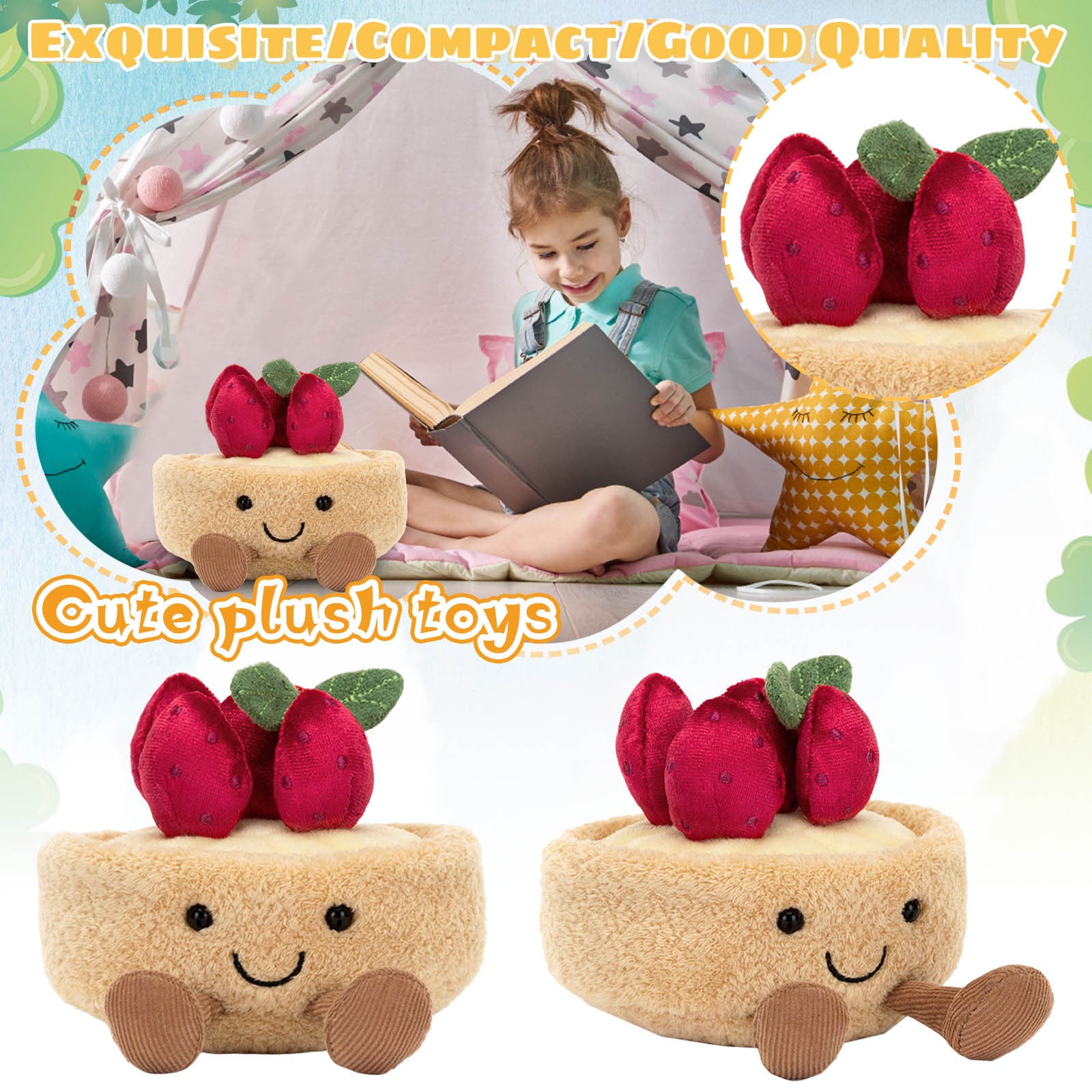 YGUO Cake Jellycat, Jellycat Cake, Jellycat, Birthday Cake Jellycat ...