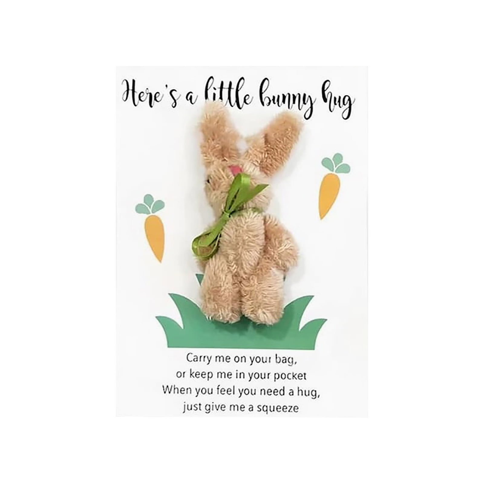 YGUO Cute Bunny Pocket Hugs - Easter Bunnies - Small Easter Stuffed ...