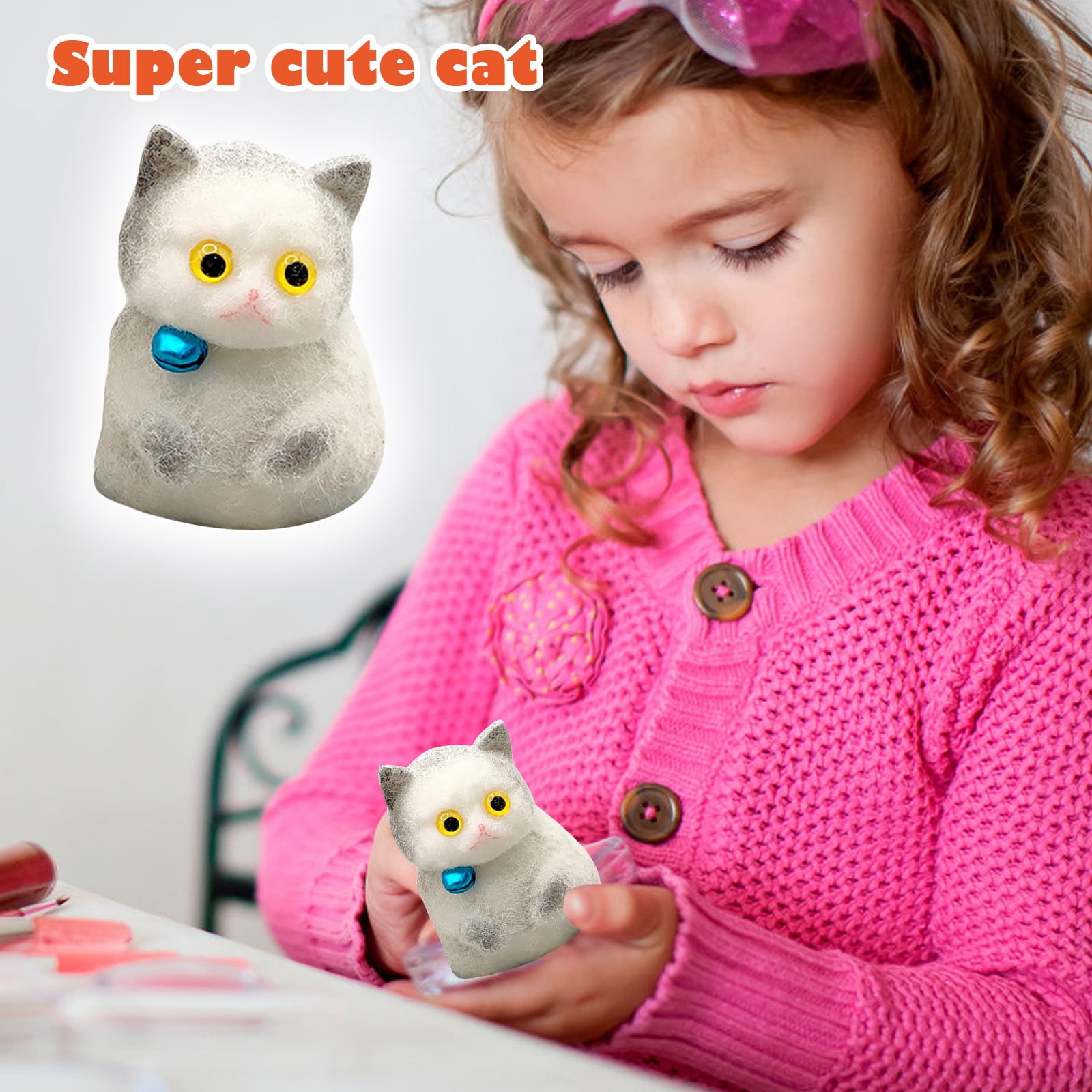 YGUO Cute Squishies,Cute Cat Massage Music Toy, Fun Stress Relief ...