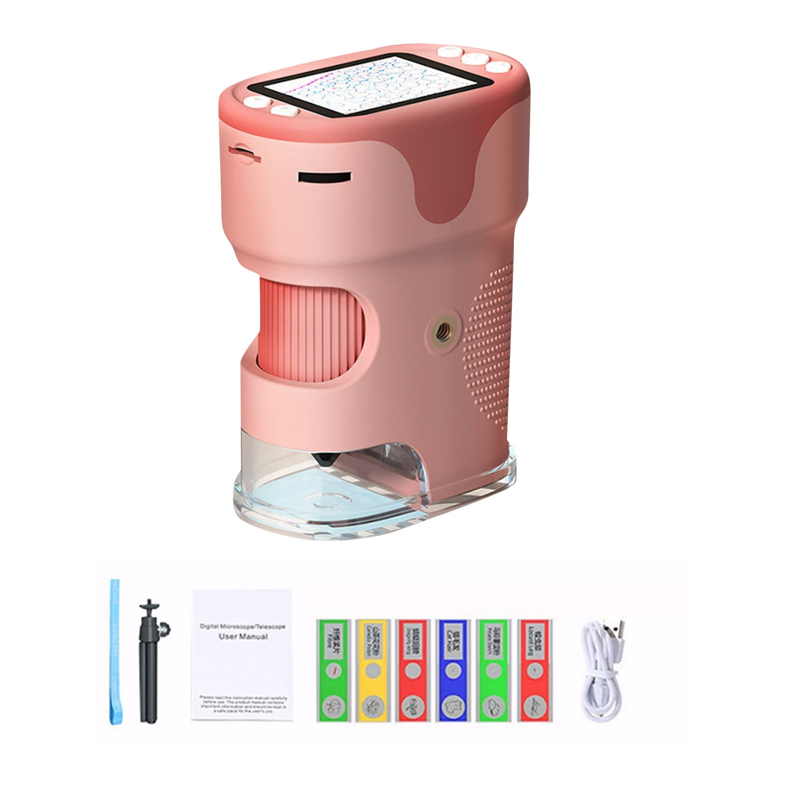 YGUO Handheld Microscope for Kids, Kids Portable Microscope, Your ...