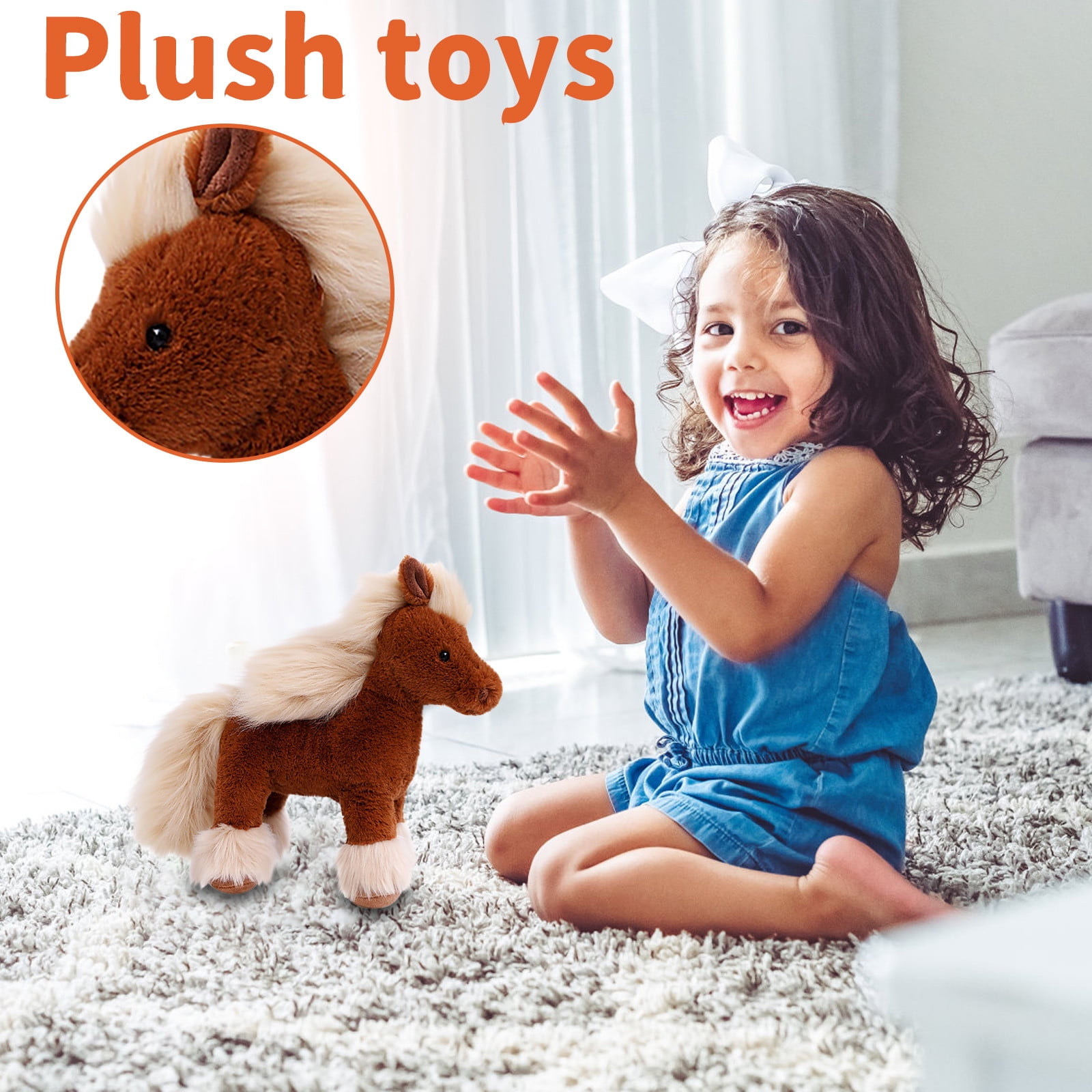 YGUO Jellycat Horse - Stuffed Horses - Stuffed Animal Horse - Horse ...