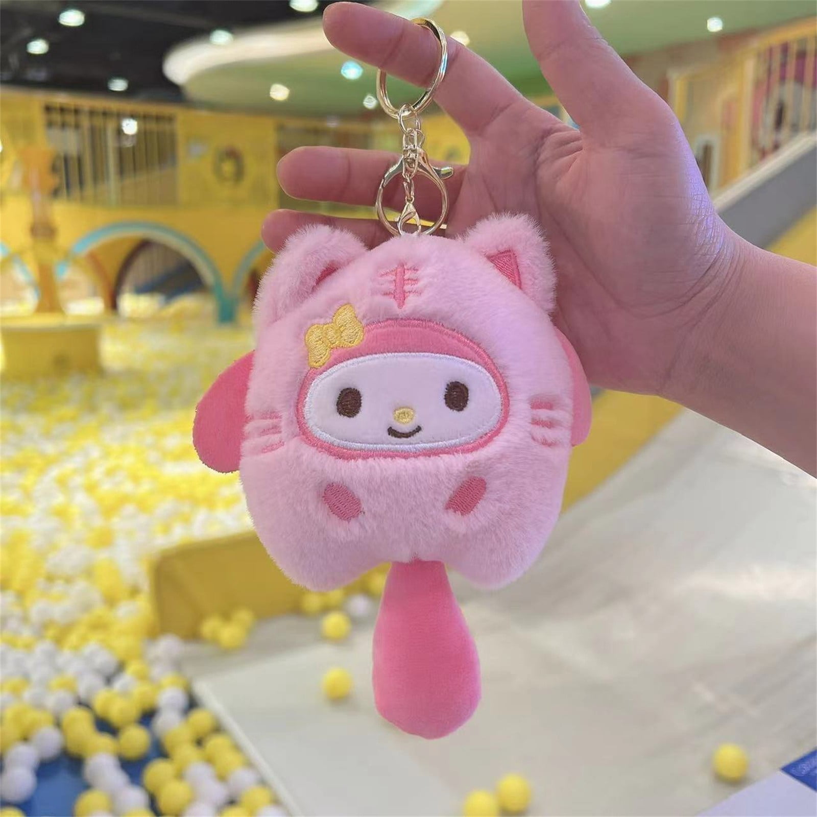 YGUO My Melody Keychain,Llavero De Hello Kitty,Cute Keychain Plush ...
