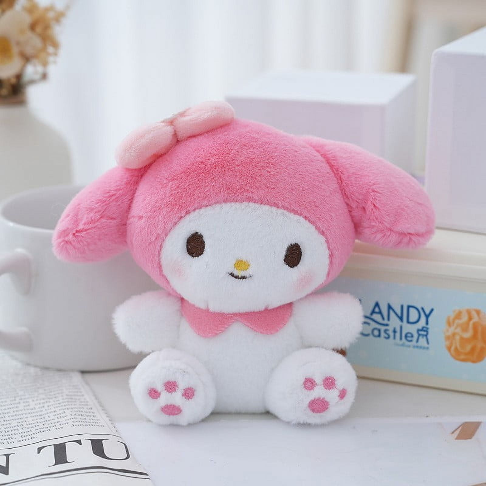 YGUO My Melody Keychain Plush - Kuromi Keychain Plush - Anime Plush ...