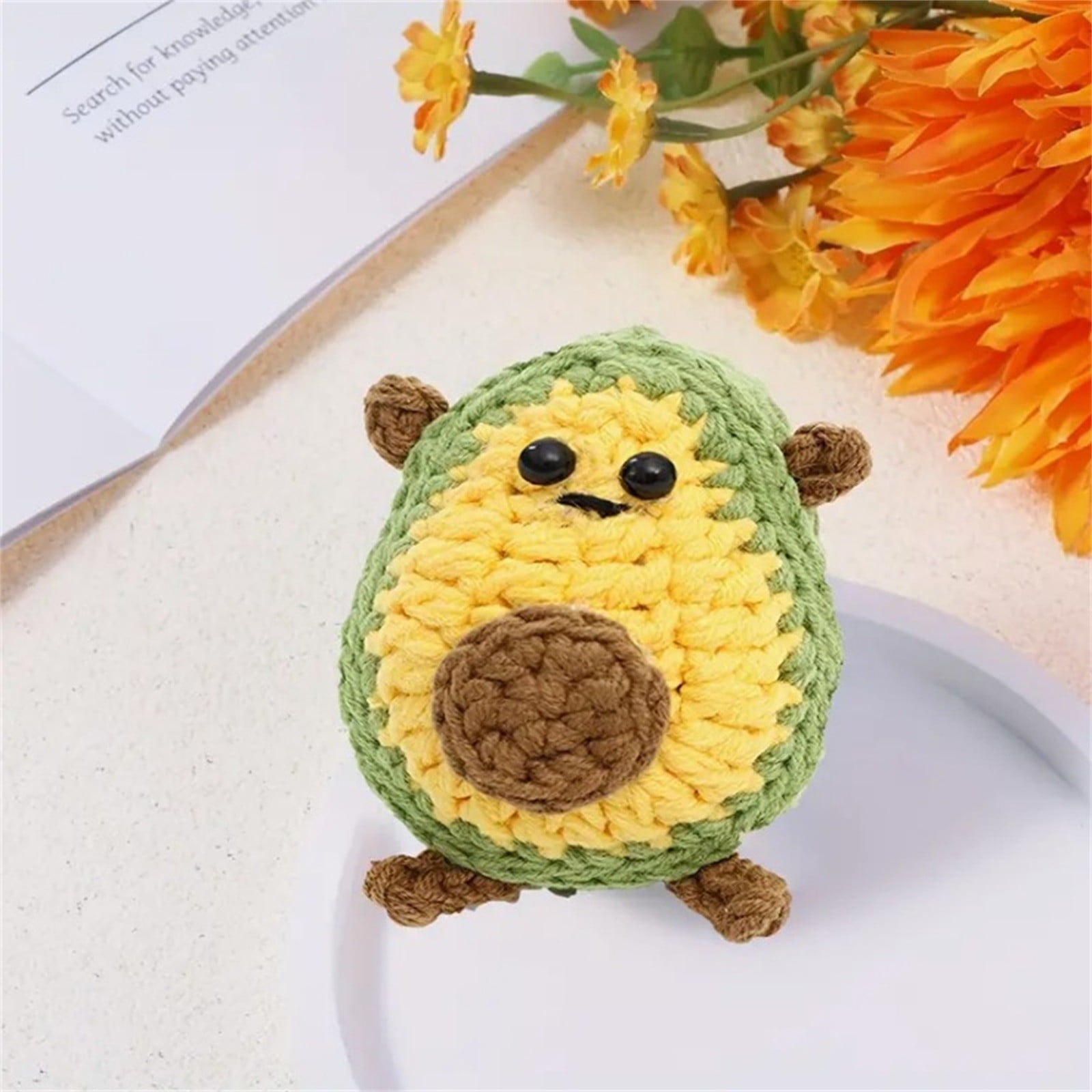 YGUO Positive Avocado,Crochet Animals - Mini Funny Positive Potato ...