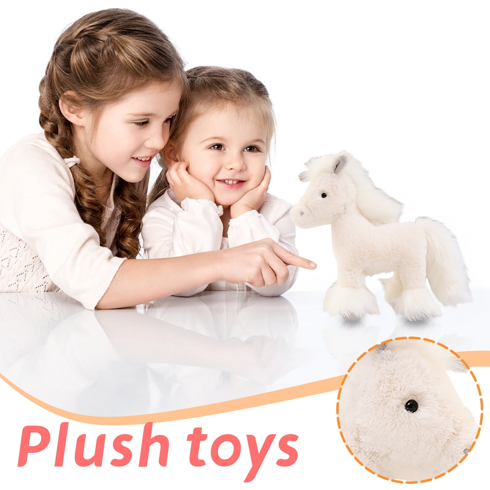 YGUO Small Horse Stuffed Animal - Horse Plushie - Jellycat Stuffed ...