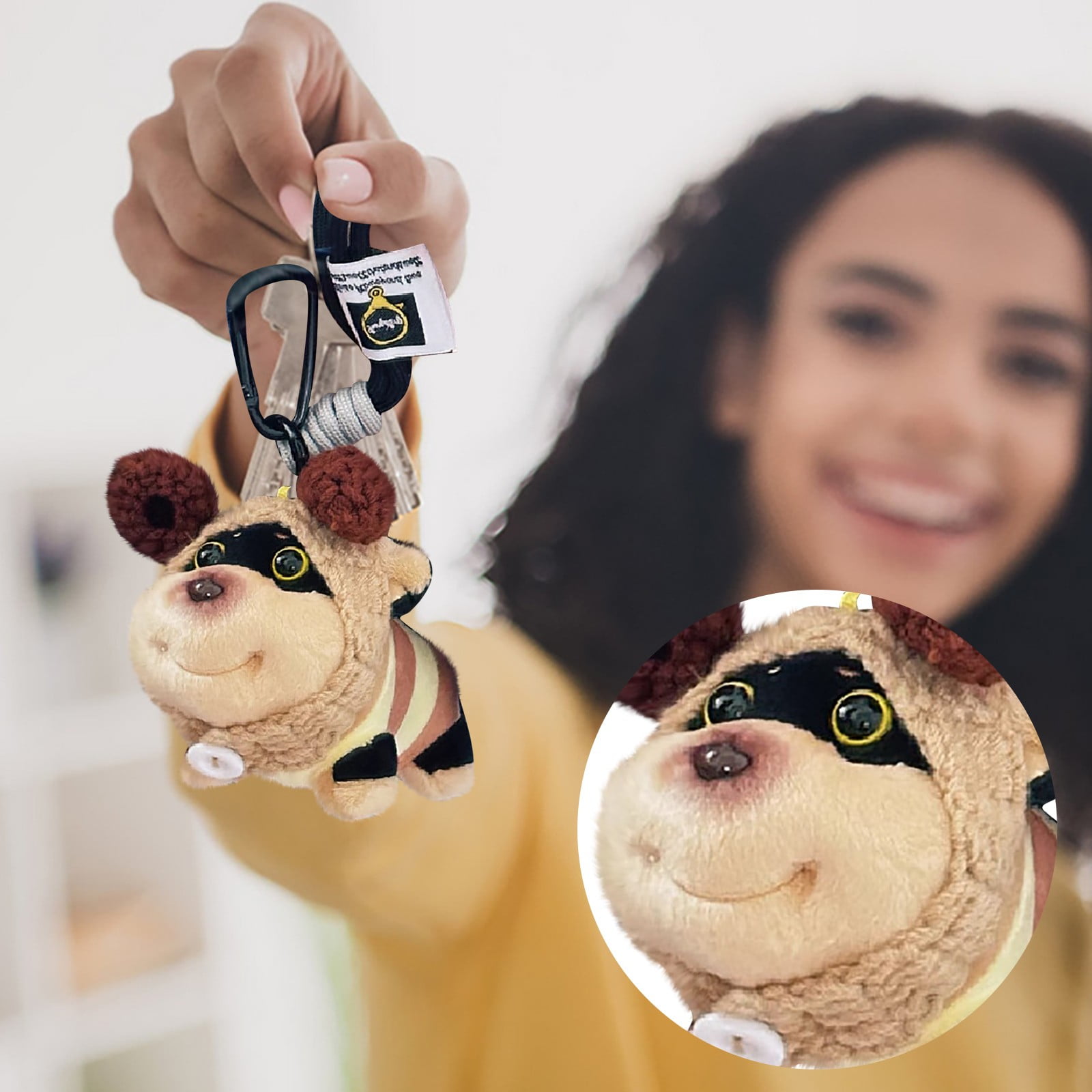 YGUO Small Plush Keychain - Mini Stuffed Animal Keychain - Keychain ...
