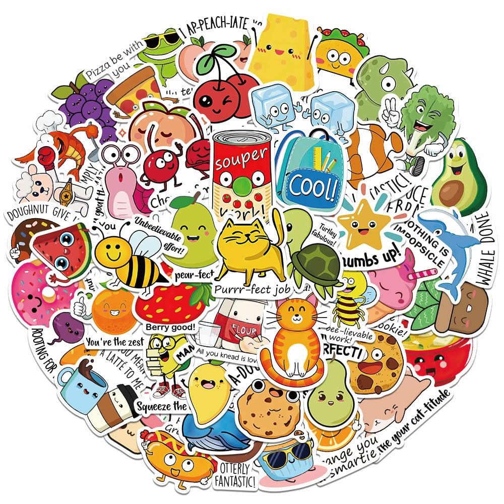 YGUO Stickers for Girls - Kids Stickers Bulk - Classroom Stickers - Fun ...