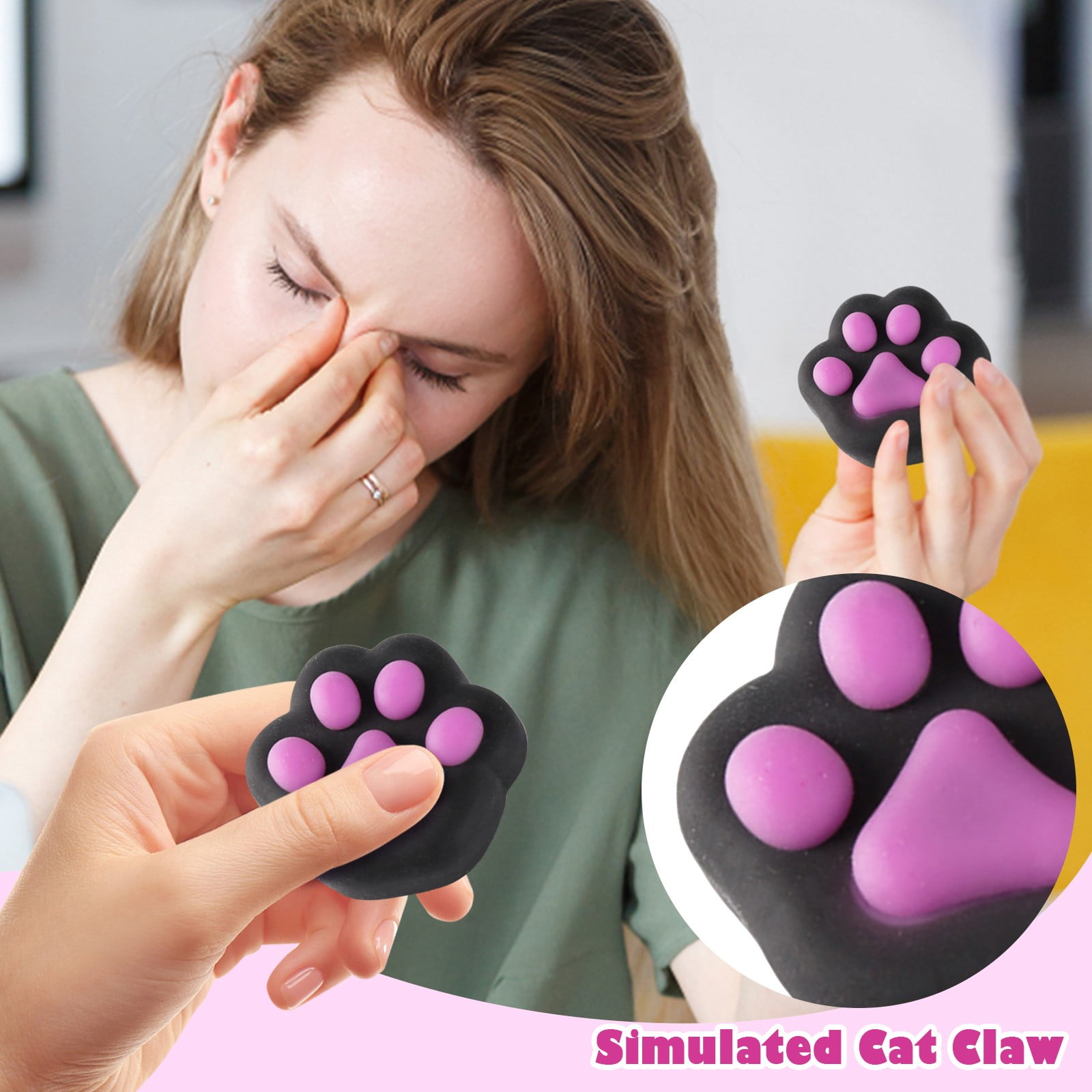 YGUO Taba Squishy Paw No Fur - Taba Squishy Big Paw - Cat Paw Taba Squishy - Fun Squishy Cat Paw ...
