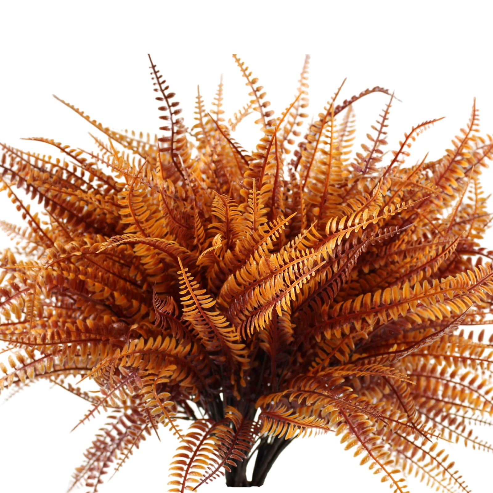 YGbridge Artificial Ferns for Outdoor Planters, 12 Pcs UV Resistant Artificial Outdoor Plants ...