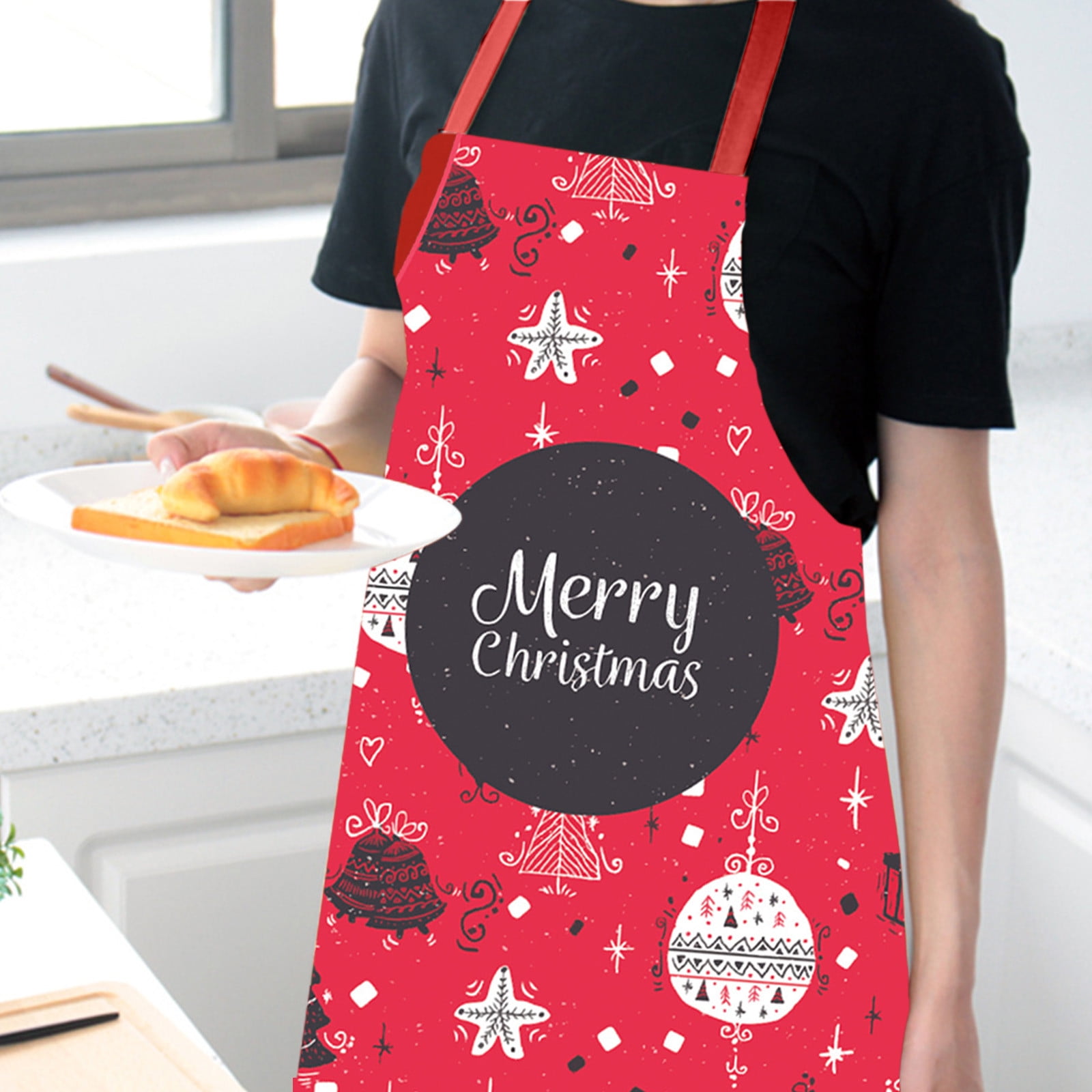 YHAICO Christmas Aprons for Women,Christmas Elf Costume,Christmas ...