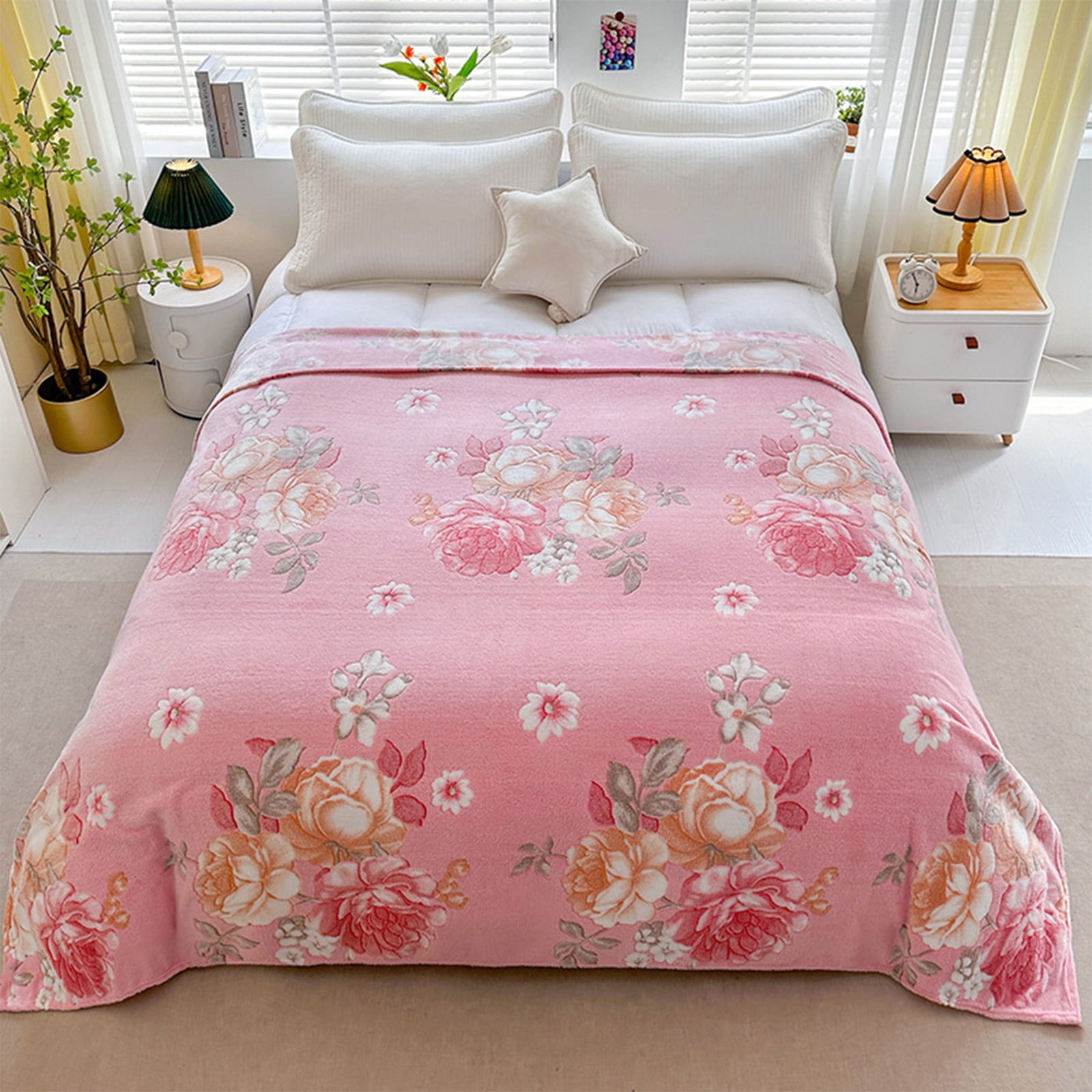 YHAICO Ultra Soft Throw Blanket Blankets Full Size Winter Thick Milk ...