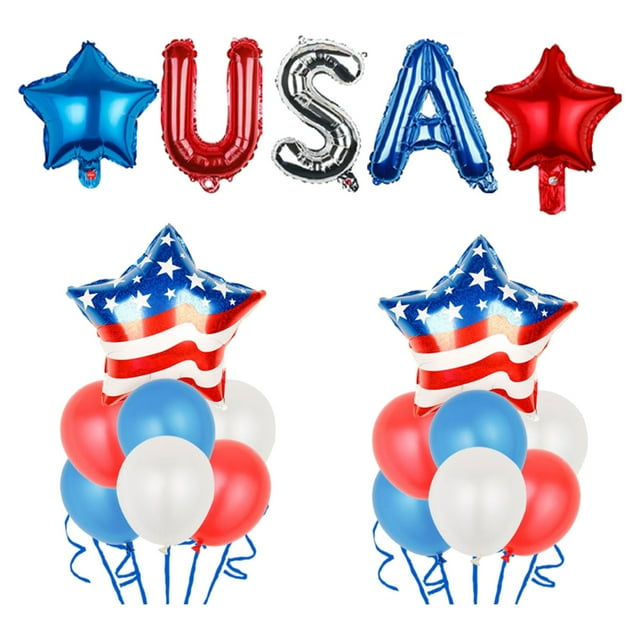 Yhaiogs 4th Of July Decorations Independence Day Balloon Set Decoration