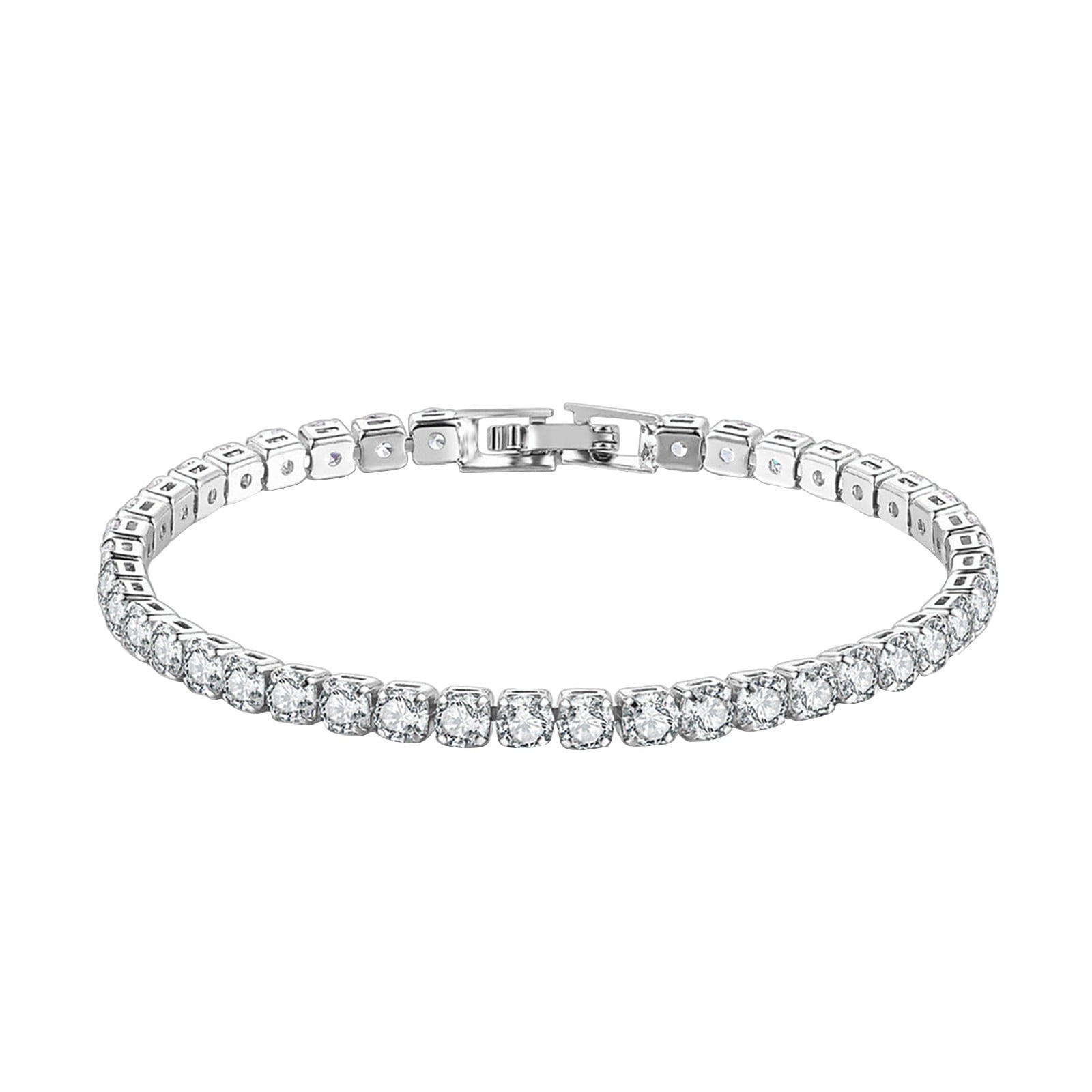 Yhaiogs Stone Stretch Pendant Bracelets Gold Gold Bracelets Zirconia