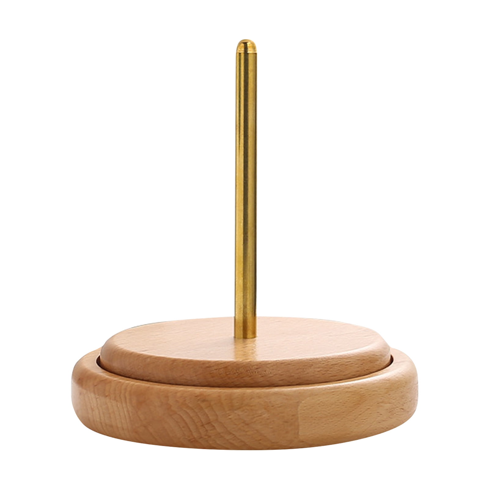 YHAIOGS Dispenser Holder Wooden Yarn Stand with Twirling Mechanism ...