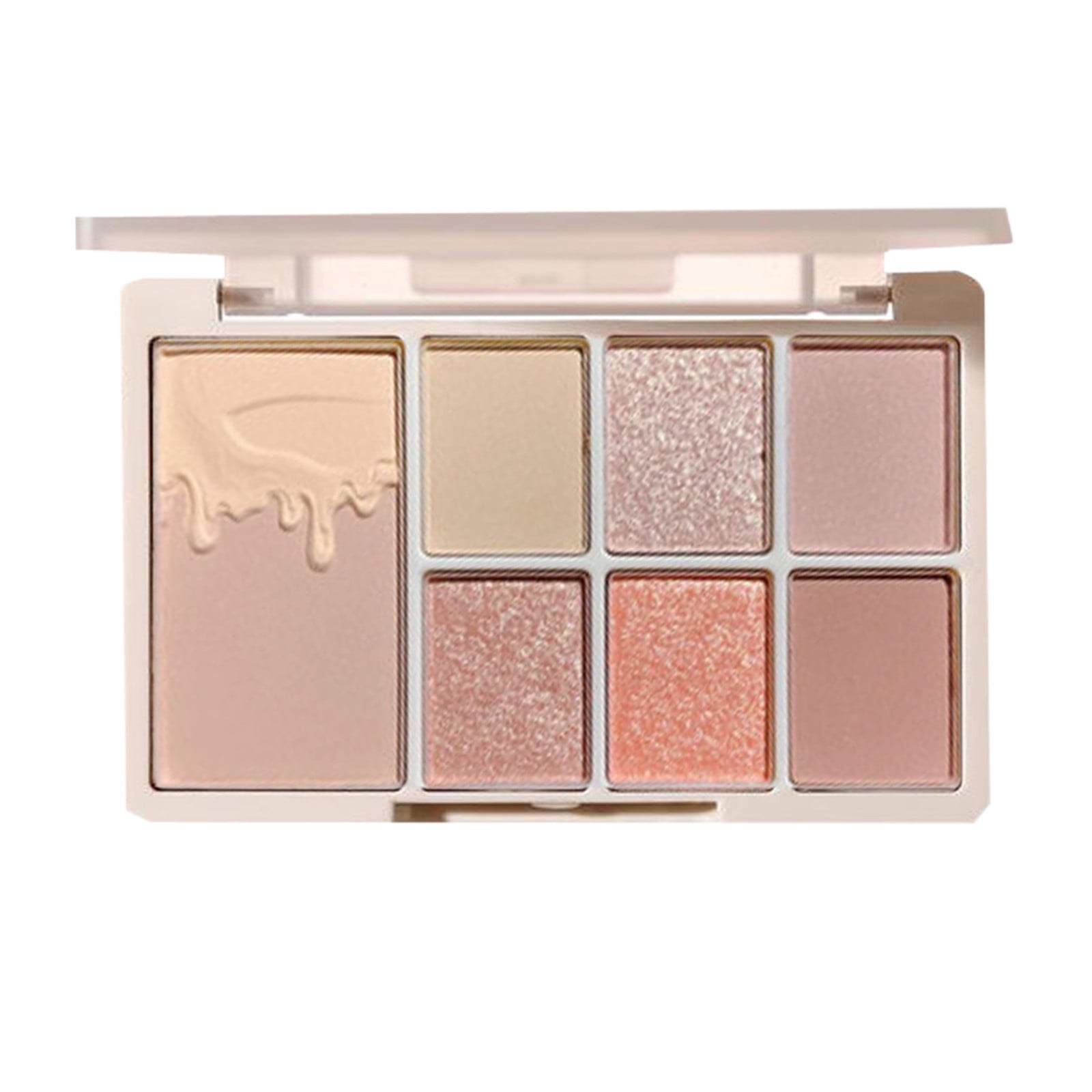 YHAIOGS Makeup Color Wheel Chestnut Seven Color Eye Shadow Beginner ...