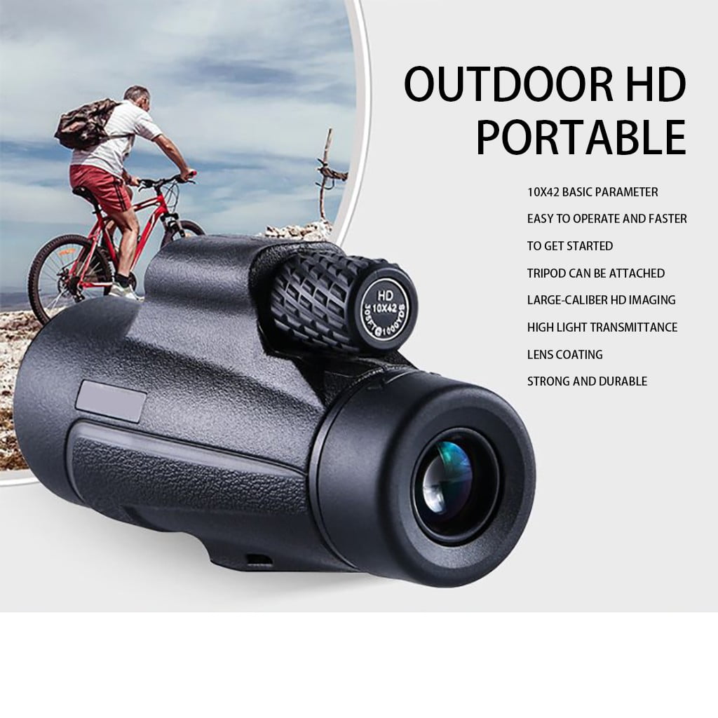 YHAIOGS Thermal Monocular for Hunting Single Binoculars Mini 10x42HD ...