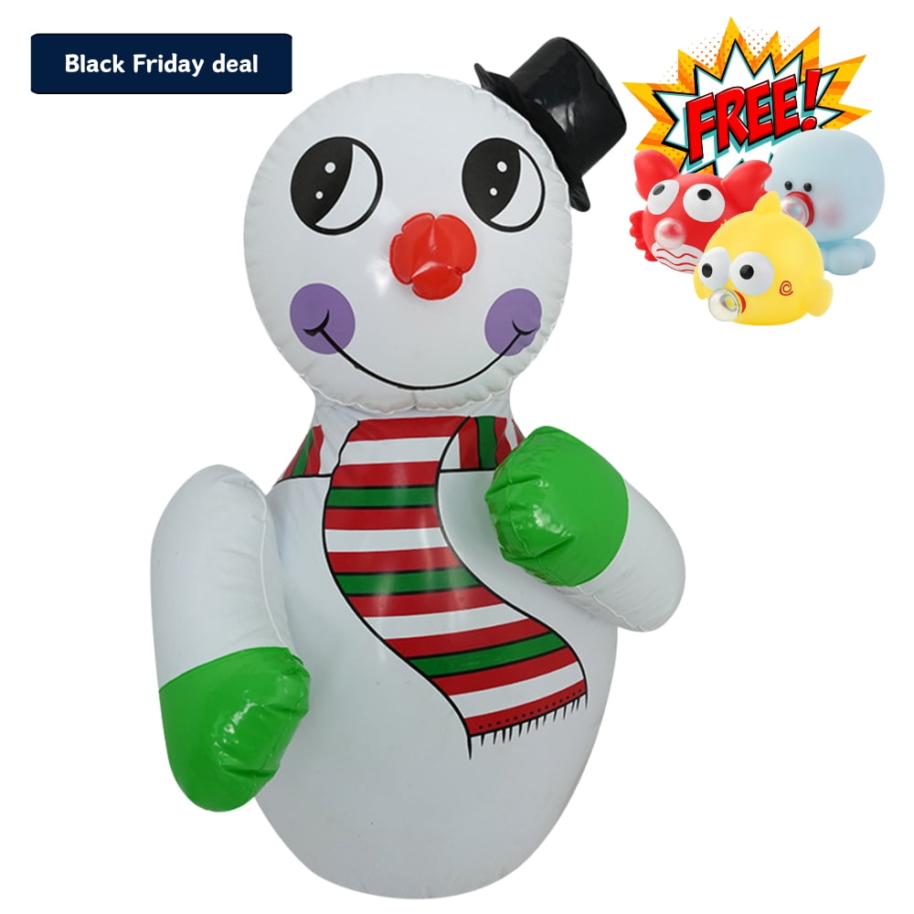 YHAJDS 22.83 Inch Christmas Inflatables Snowman, Funny Blow Up ...