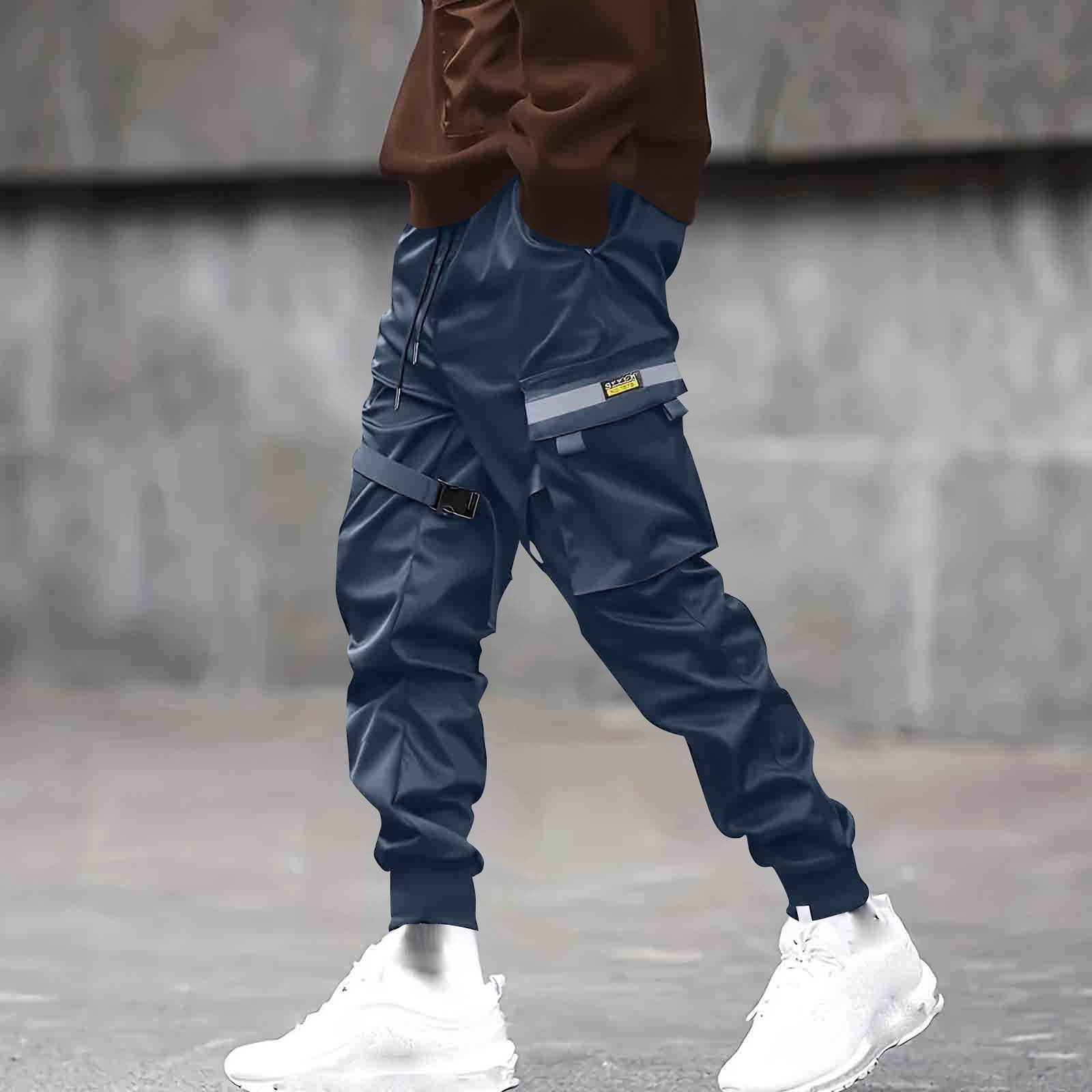 YHAJDS Summer Mens Pants,Cargo Pants for Men Pants with Pockets ...