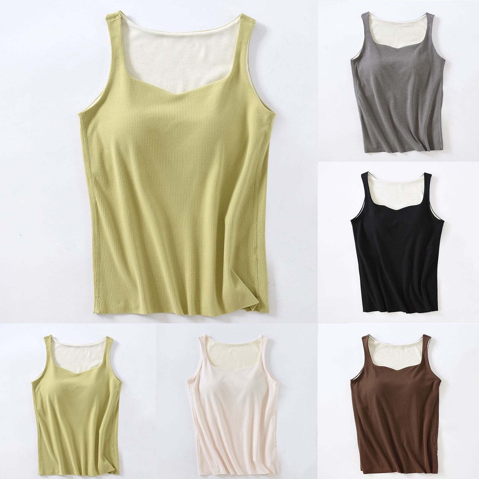 YHAJDS Women Fall Winter Sleepwear,Thermal Tank Top Women,Sleepwear ...