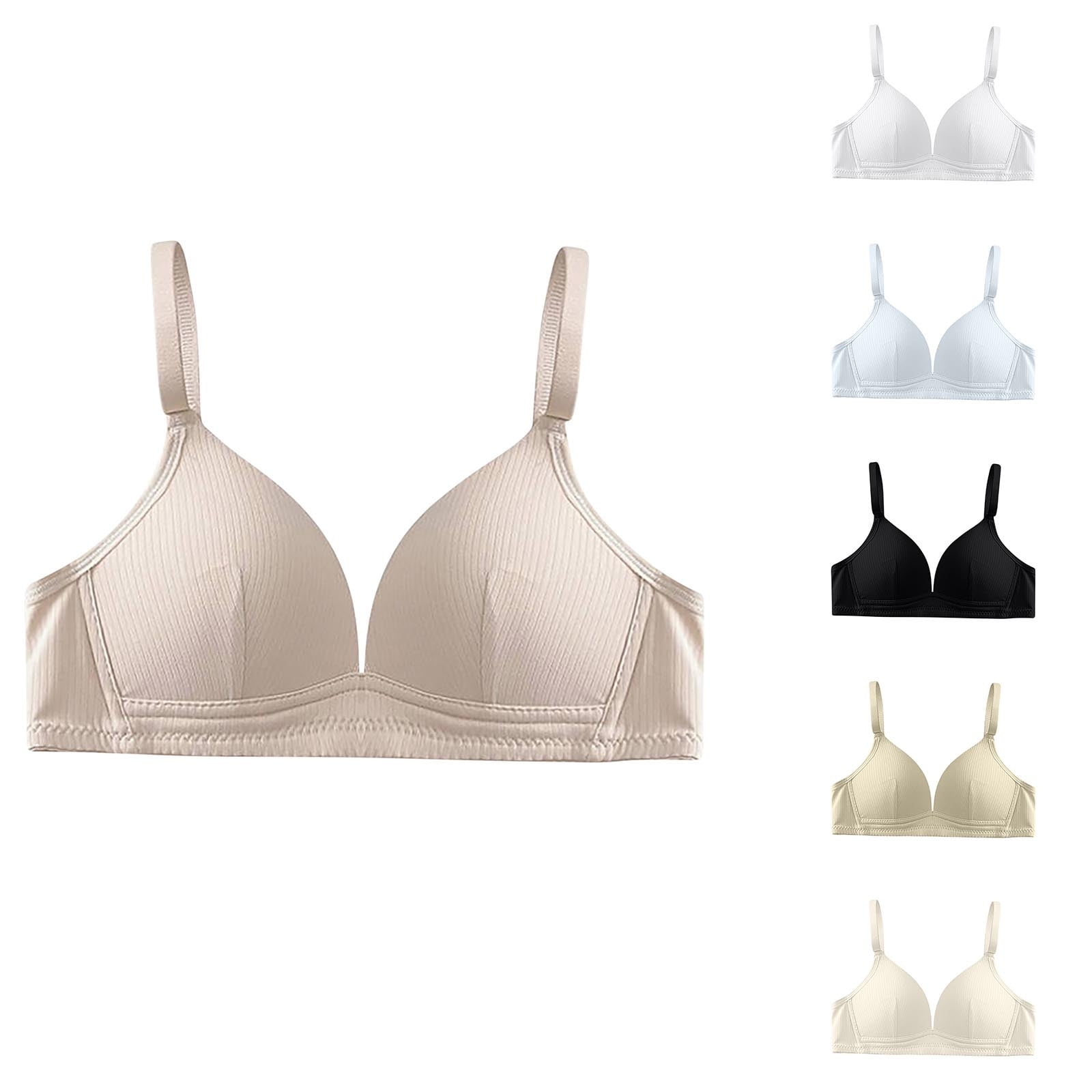 YHAJDS Women's Plus Size Bra,Everyday Bras,Wireless Bra for Women, Soft ...