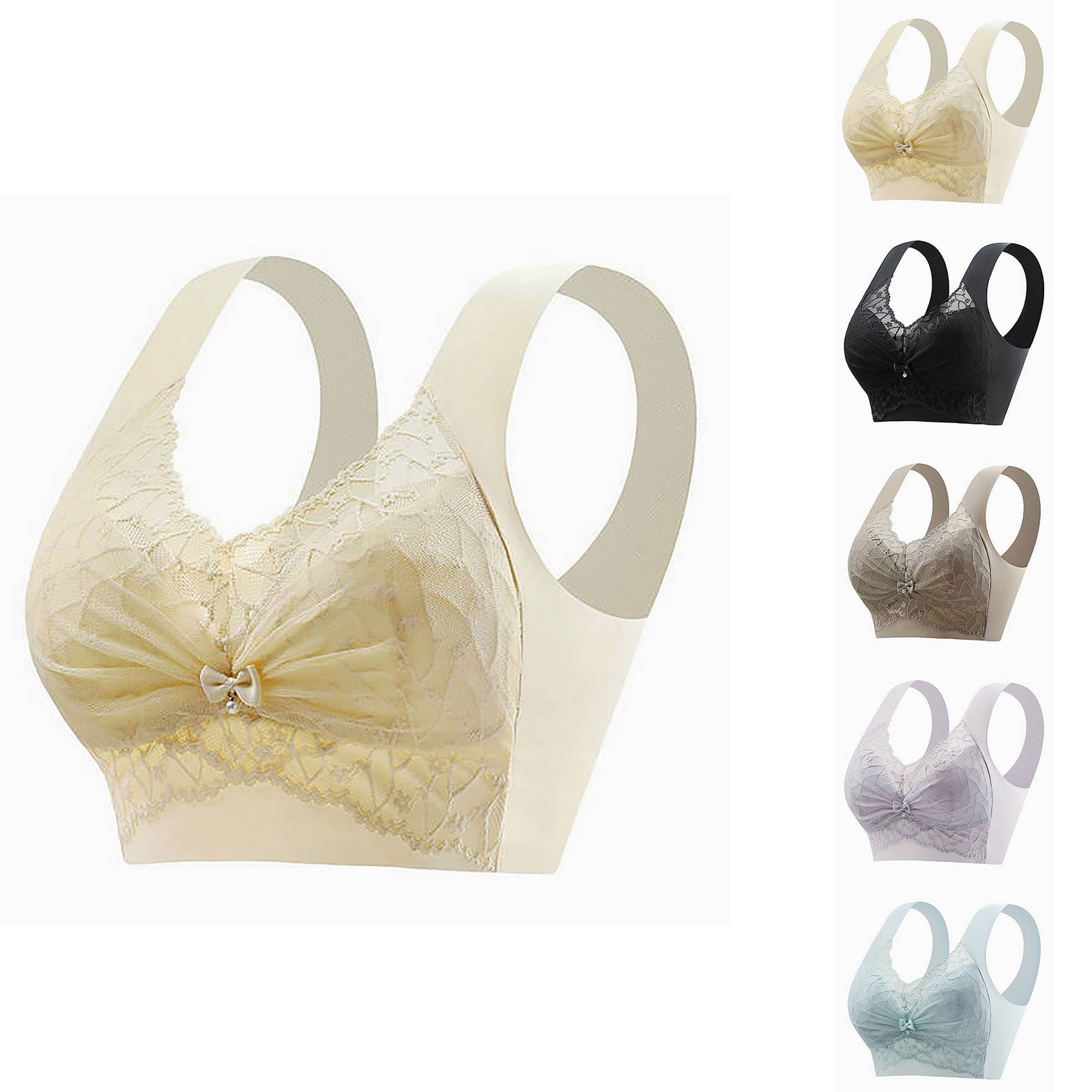 YHAJDS Women's Seamless Comfortable Daily Bra， Seamless Bra For Women ...