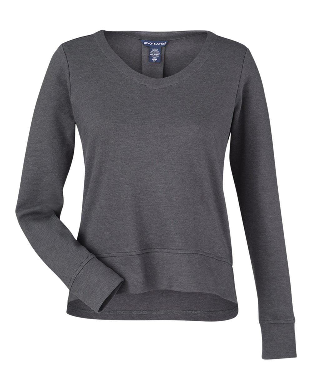 Devon & Jones DG482W Women's New Classics Charleston Pullover-Black ...