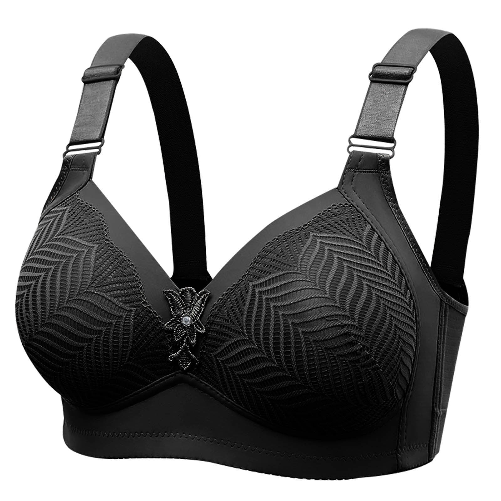 YHGFVOKJ Bras for Women Large Size Thin Lightly Lined Side Draw Bra ...