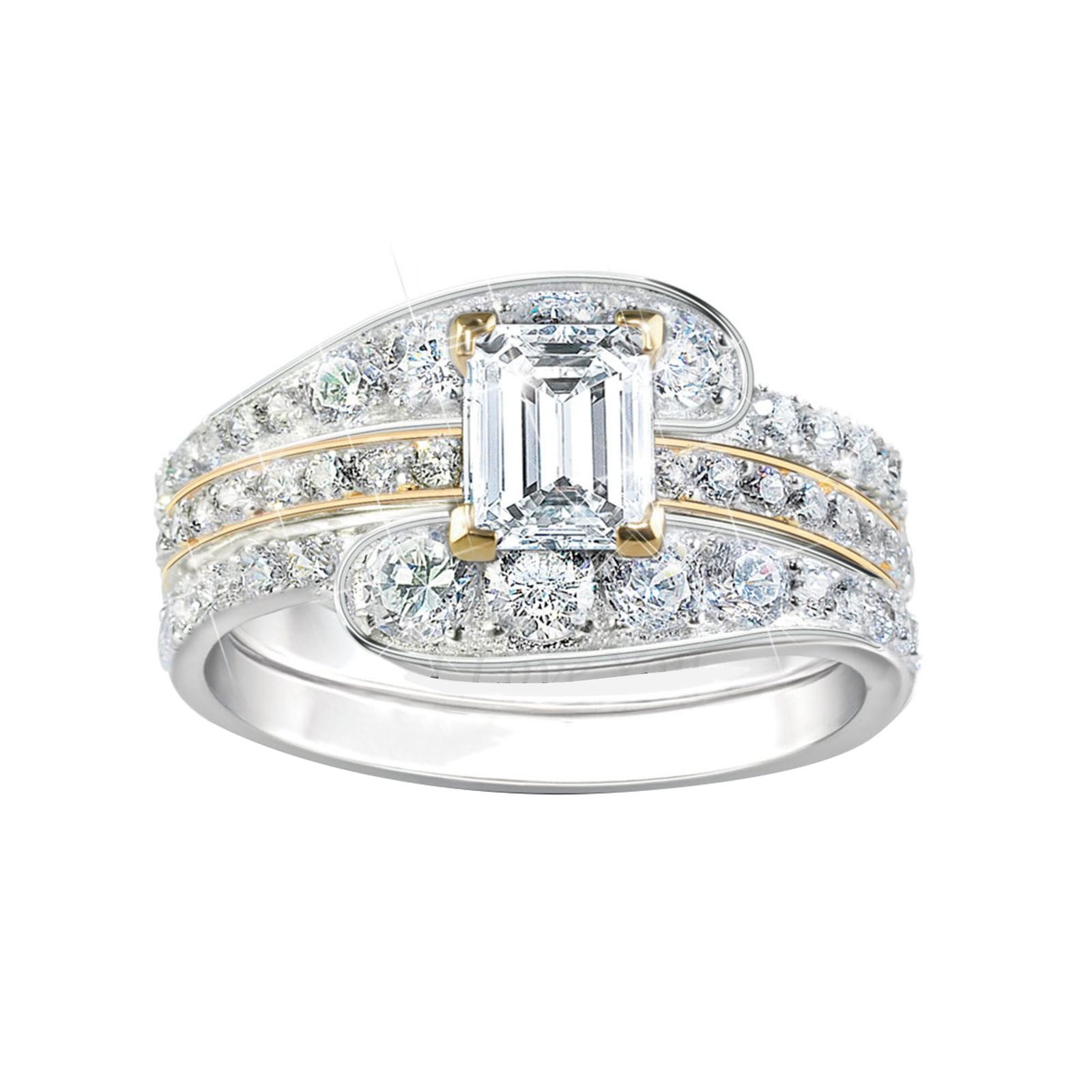 YHGFVOKJ Fashion Zirconia Vintage Rings Jewelery Ring for Men and Women ...