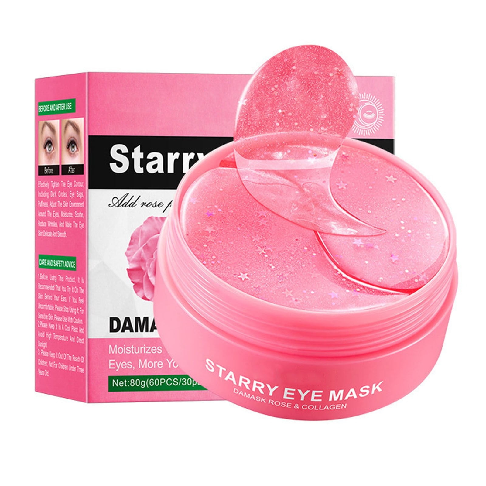 YHGFVOKJ Hydrating Eye Masks for Dark Circles and Puffiness Women Skin ...