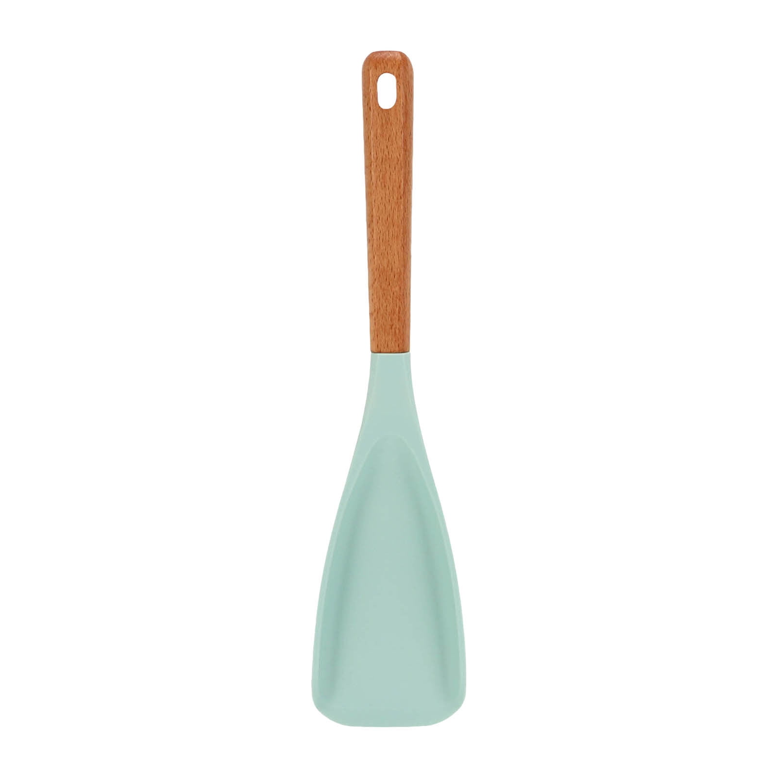 YHGFVOKJ Kitchen Appliances Silicone Spatula Spoon with Wood Handle ...