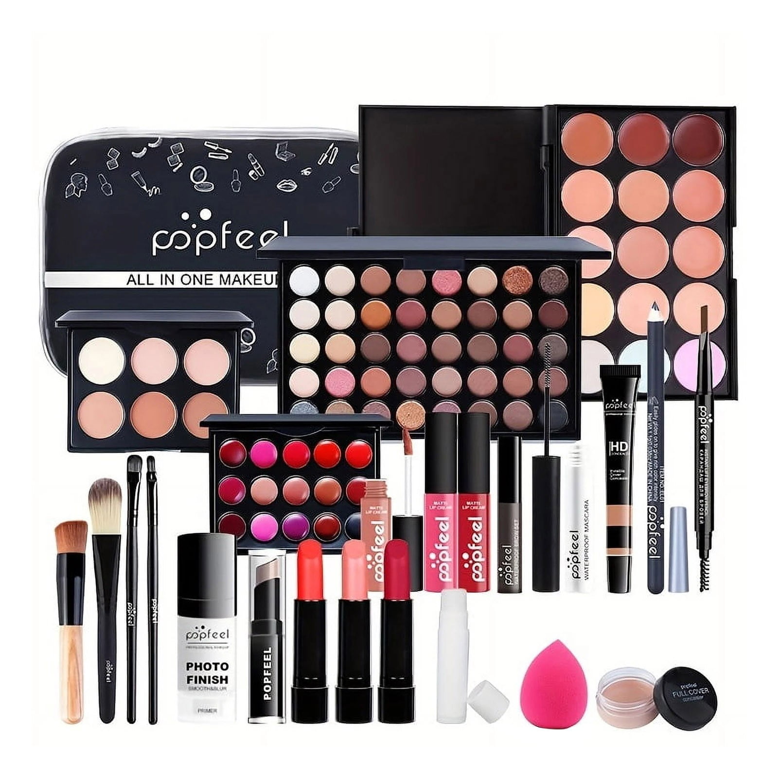 YHGFVOKJ Makeup Set Women Make Up Bags with Face Cosmetic Lipstick ...