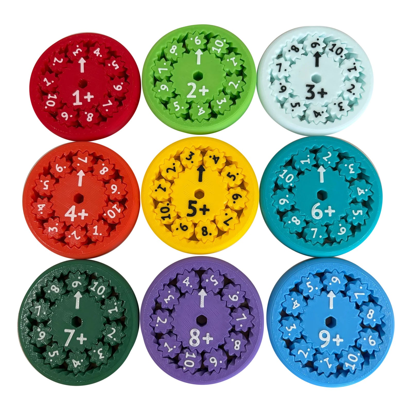 YHGFVOKJ Math Fidget Spinners Toy Multiplication Games Fidget Toys for ...