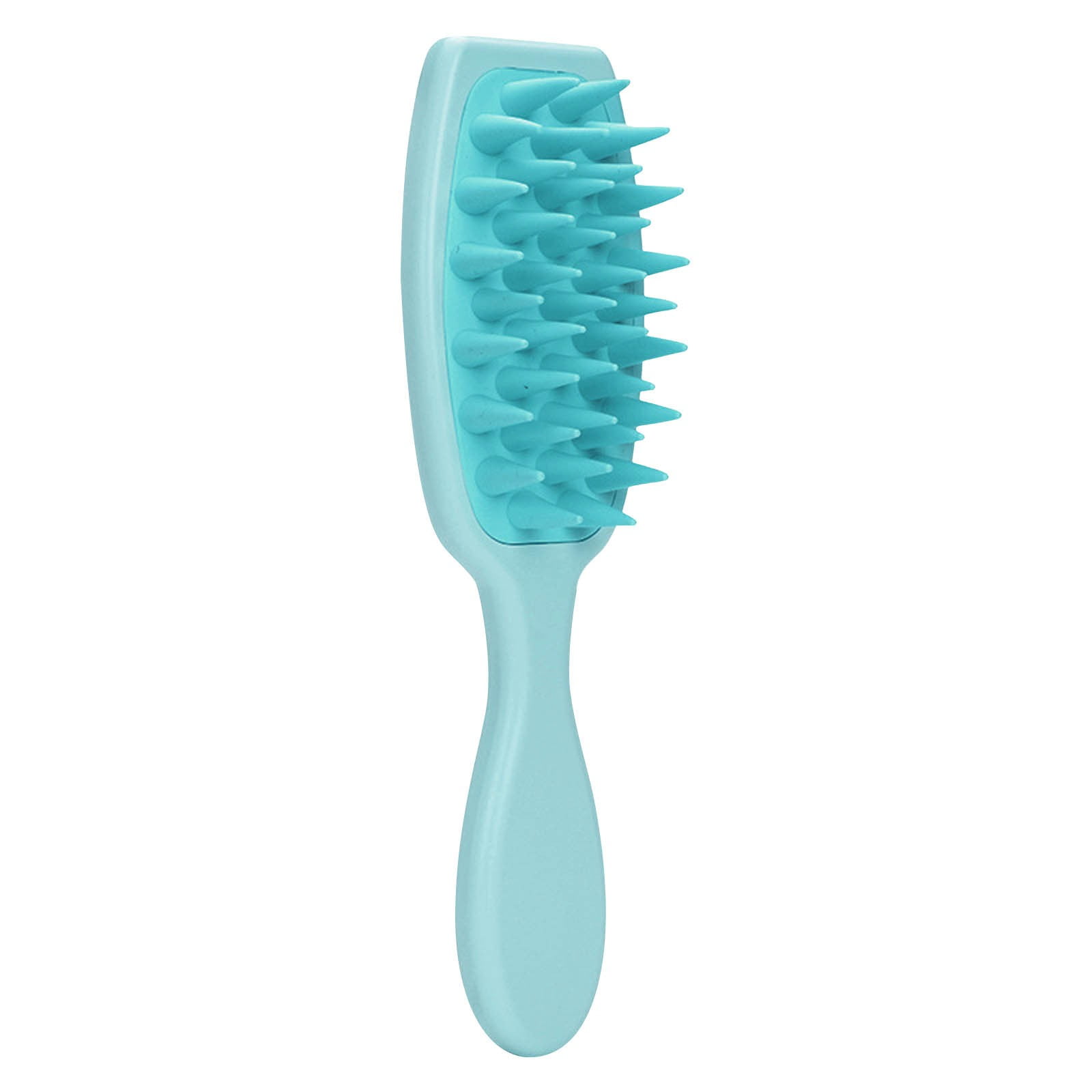 YHGFVOKJ Scalp Massager Shampoo Brush Soft Silicone Hair Brush Portable ...