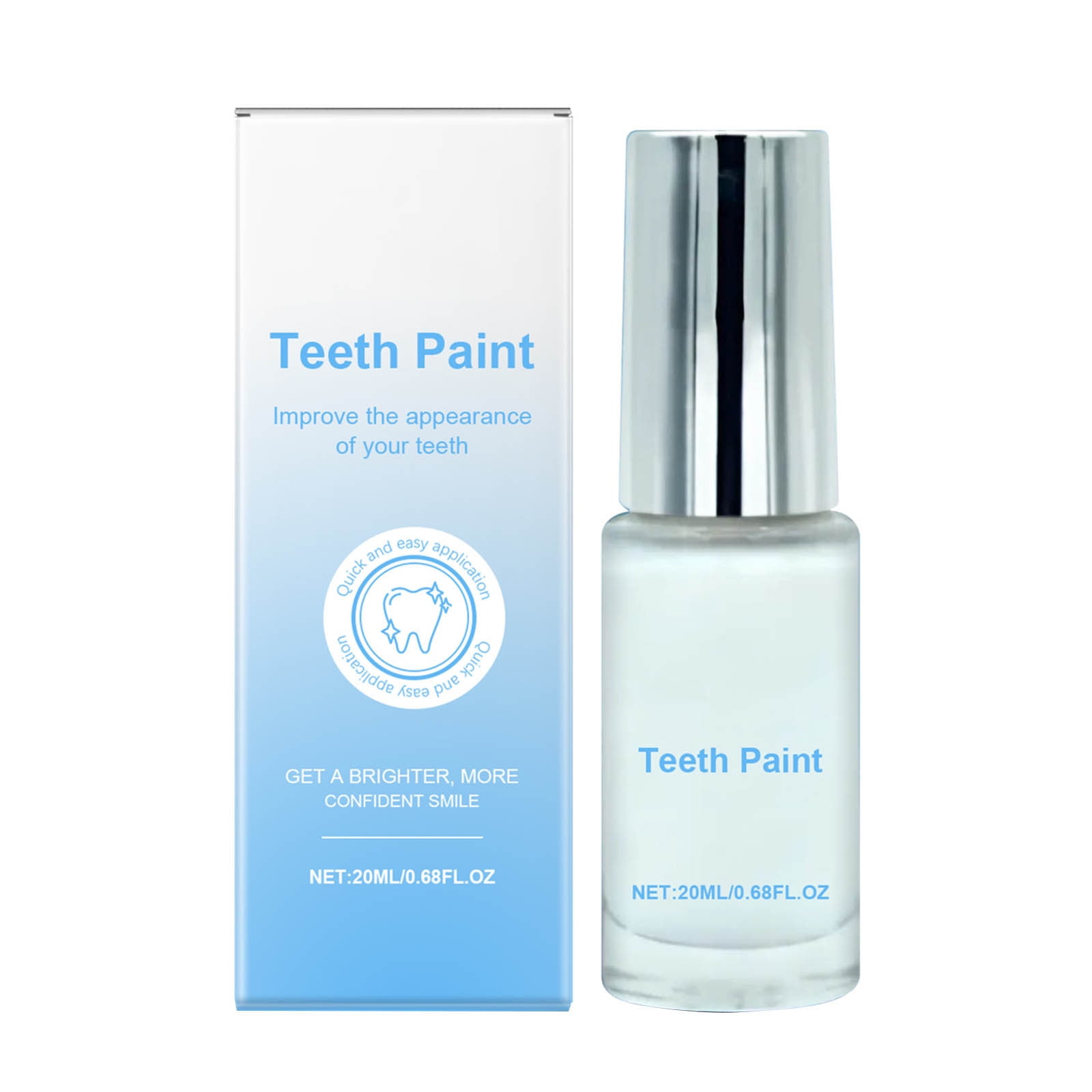 YHGFVOKJ Teeth Paint for Whitening Tooth Oral Care Long-Lasting White ...