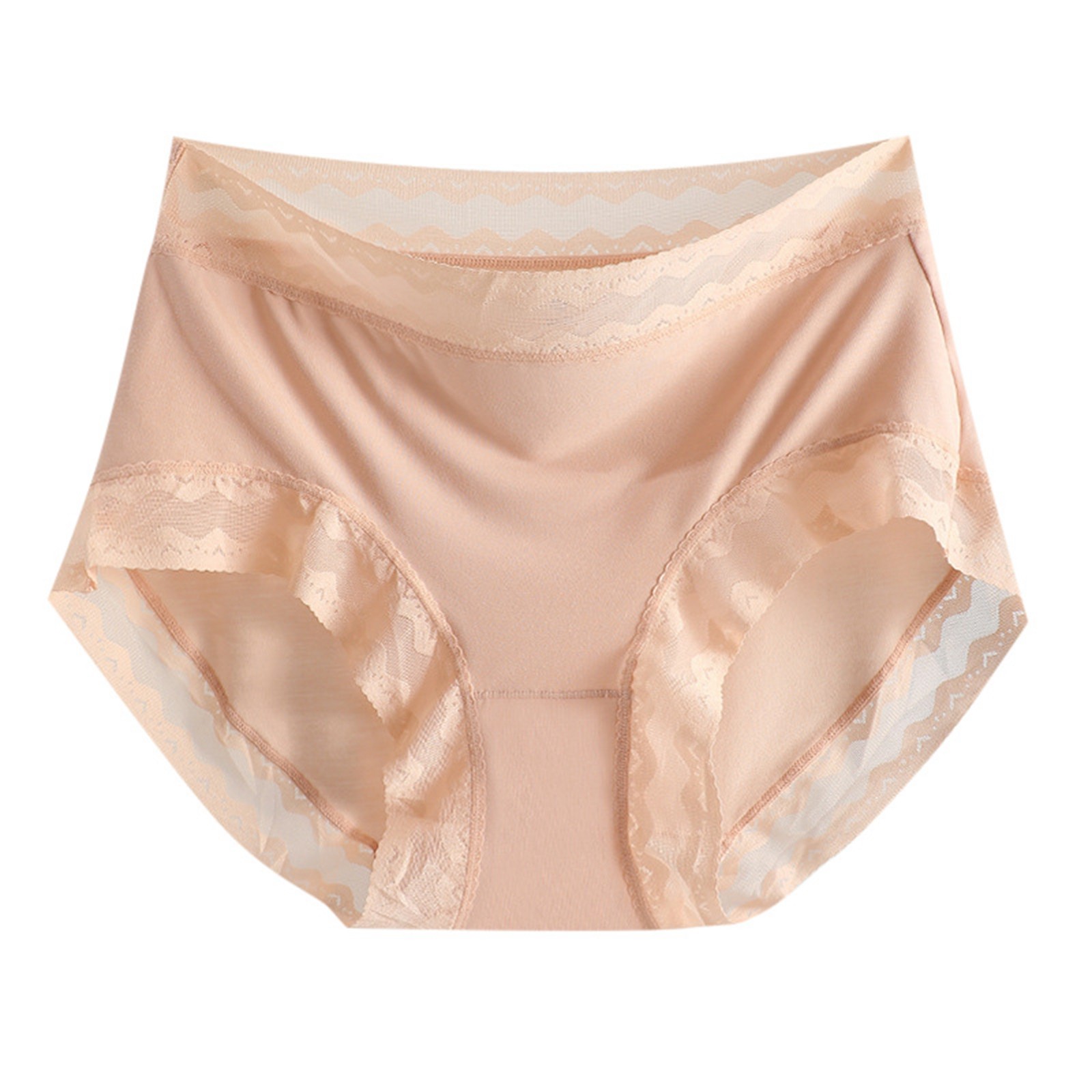 YHGFVOKJ Womens Underwear Lightweight Solid Color Lace Mid Rise ...