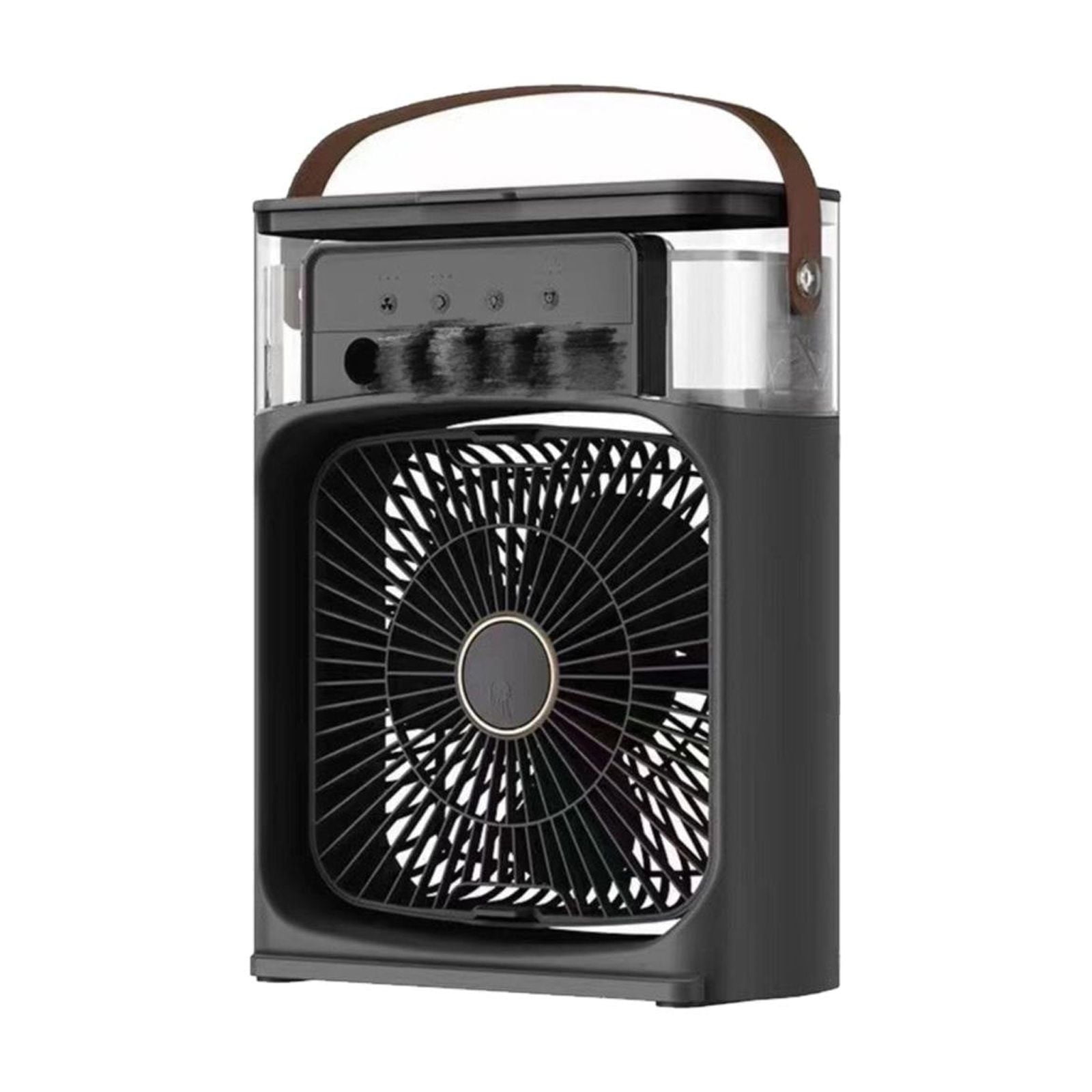 YHJDKIOUS Portable Ice Fan Air Cooler with Water Frost Cube Fan Mist ...