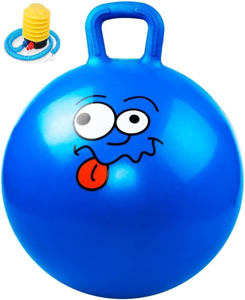 YHK Hopper Ball, Hopping Toys for Kids, 18inch Bouncy Ball with Handle ...
