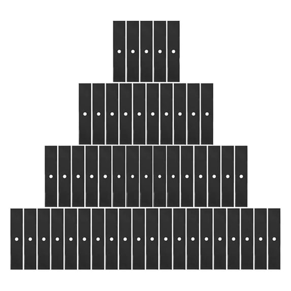 YHKJ 50-Pack 10" x 2" Edger Blades Replacement - Walmart.com