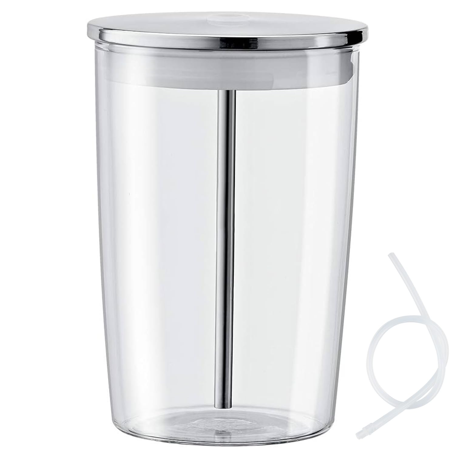 YHMYOALU Glass Milk Container Compatible for Jura Automatic Coffee ...