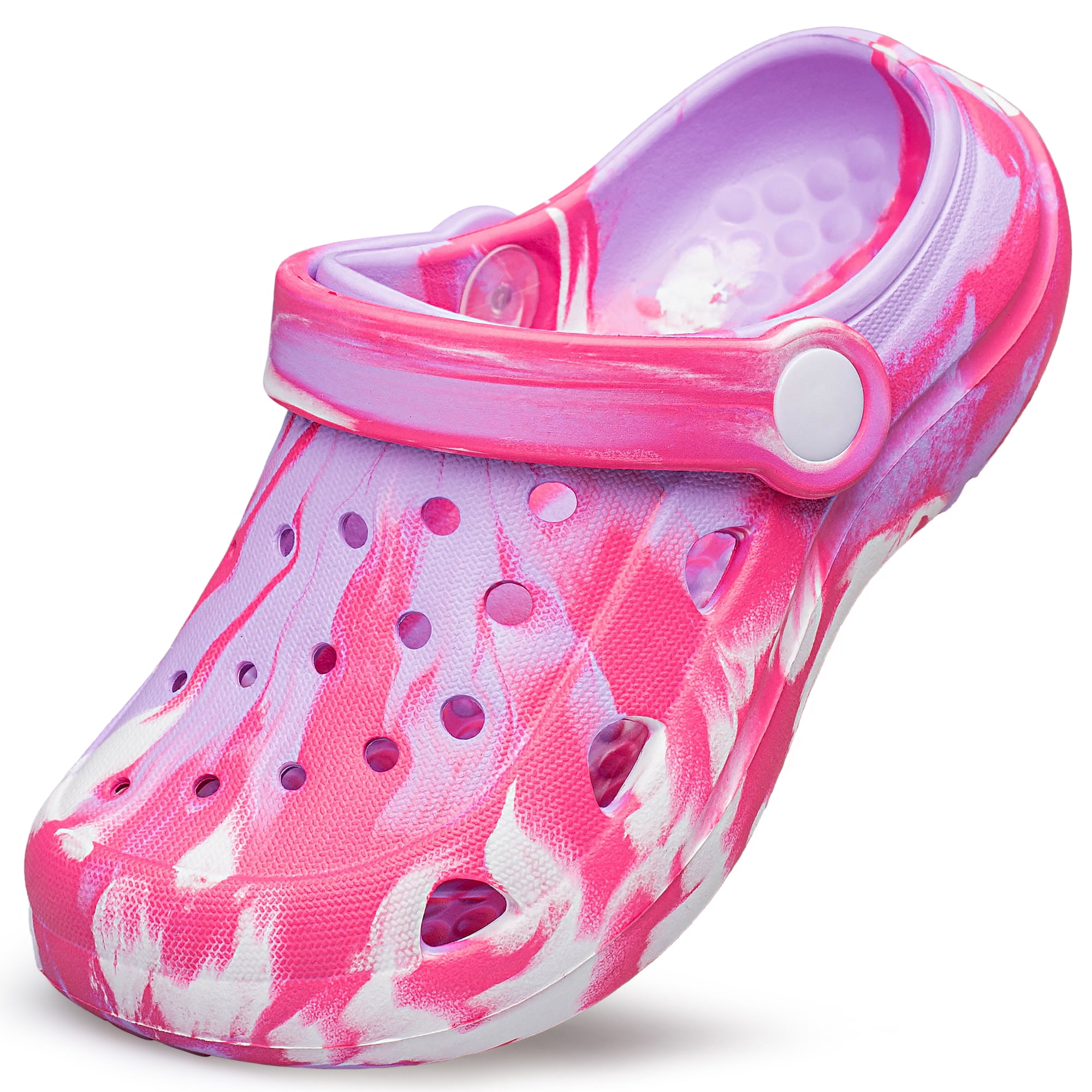 YHOON Garden Shoes Girls Clogs Marbled Kids Clogs Slides Sandals Shower ...