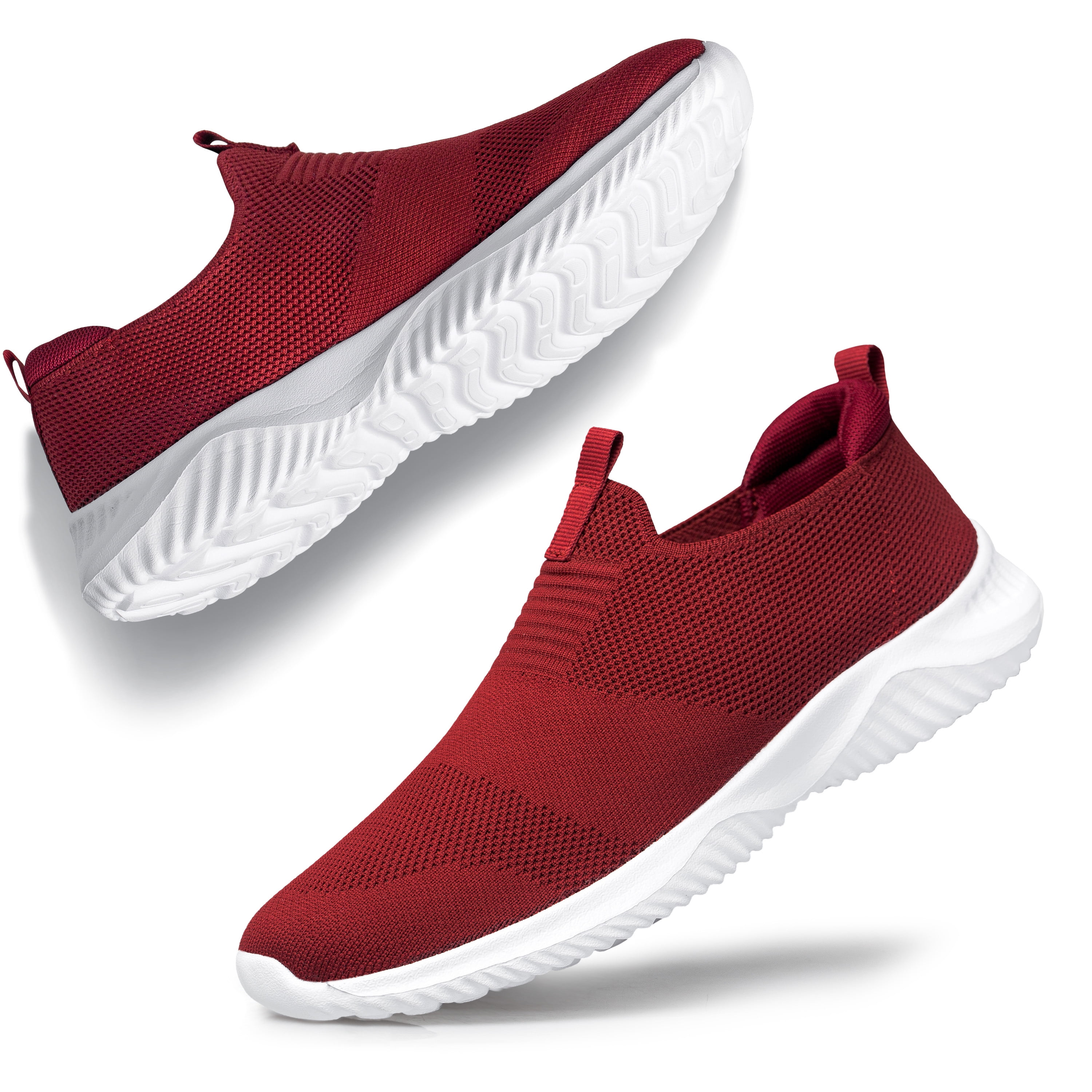 YHOON Women's Walking Shoes - Slip on Sneakers Lightweight Tennis Shoes ...