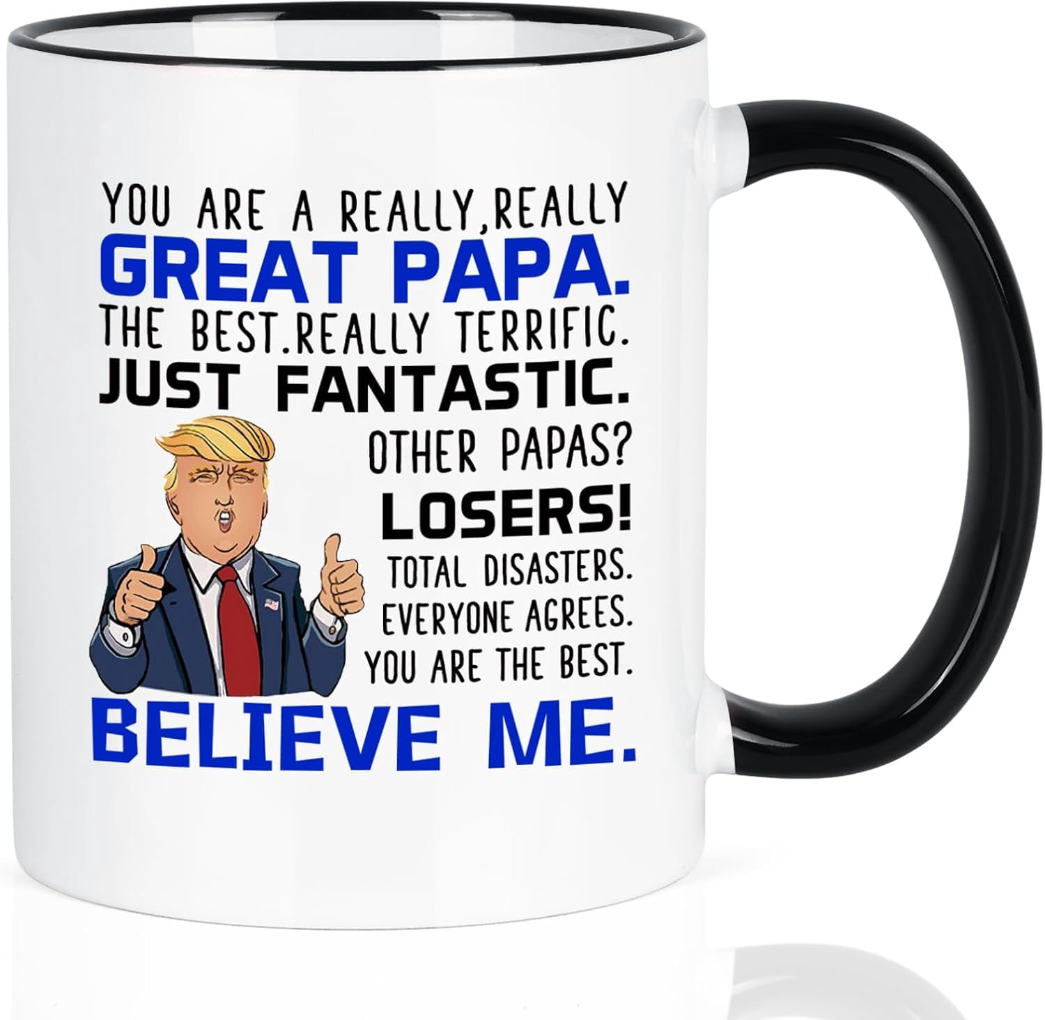 YHRJWN - Trump Dad Mug - Father's Day Gift from Daughter - Funny Trump ...