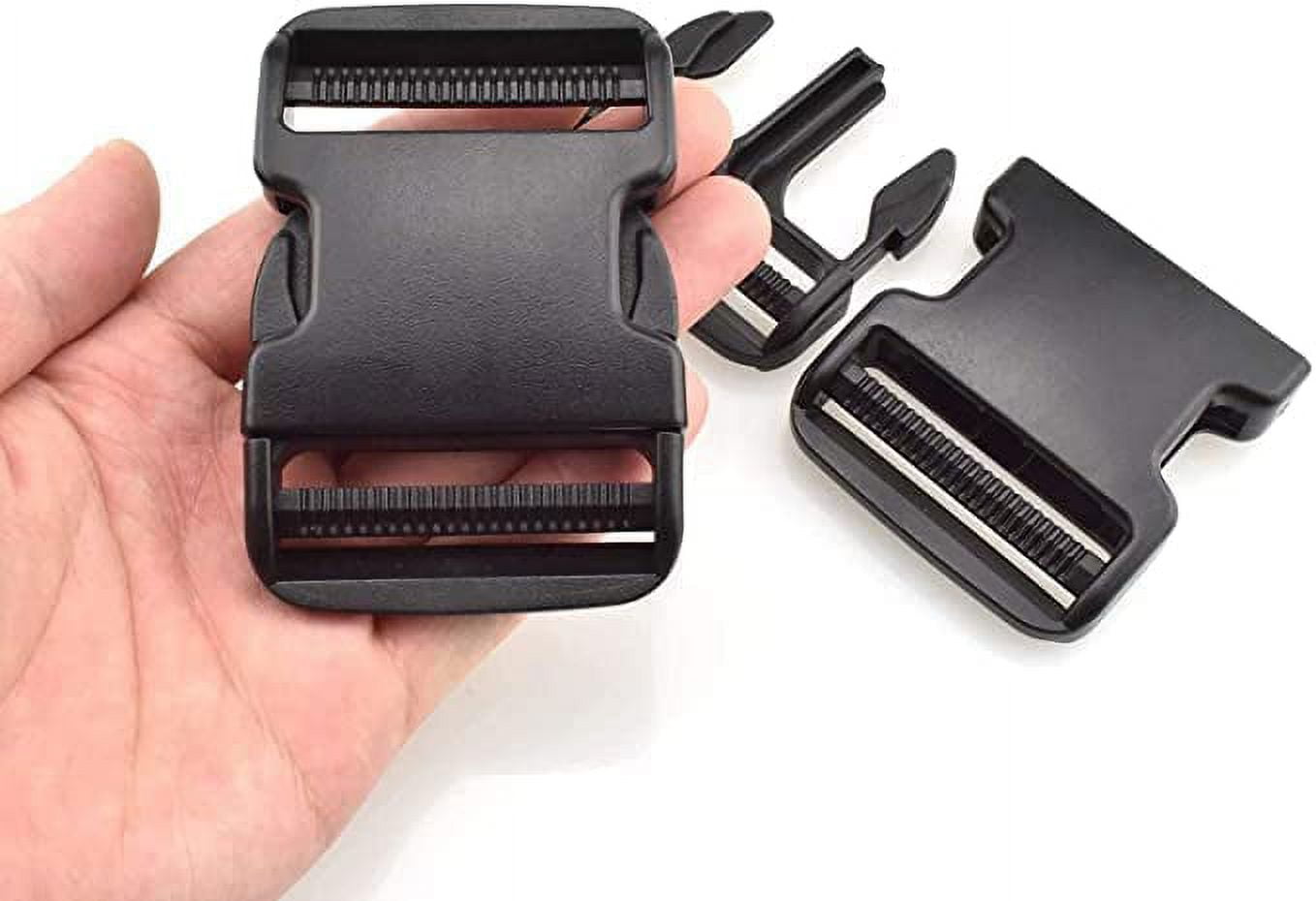 YHRY 2 Pcs Quick Side Release Buckle, Heavy Duty Plastic Buckle Clip ...