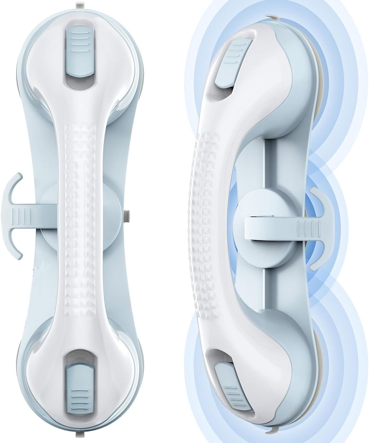 YHRY 3 Suction Cup Grab Bars for Shower, Shower Handles for Elderly ...