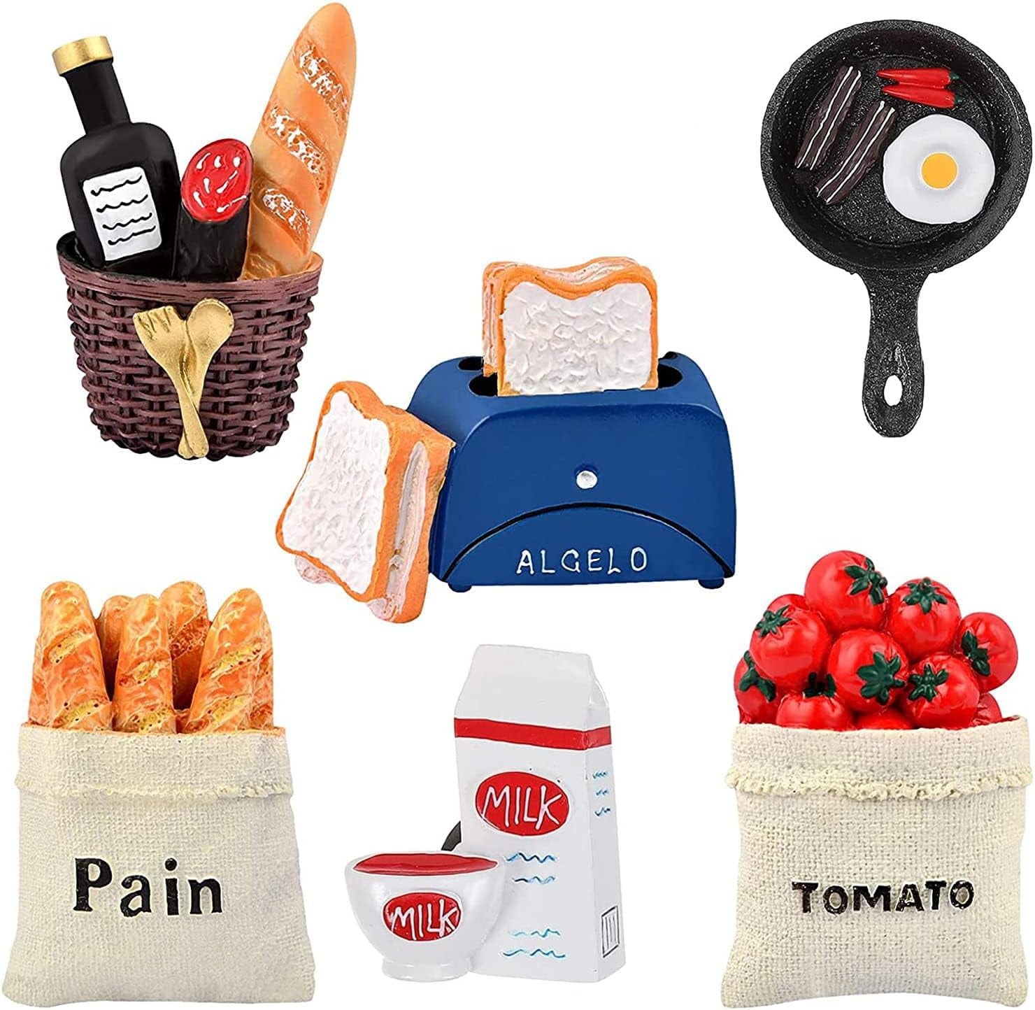 YHRY 6 PCS Refrigerator Magnets, Resin Magnet Refrigerator Stickers ...