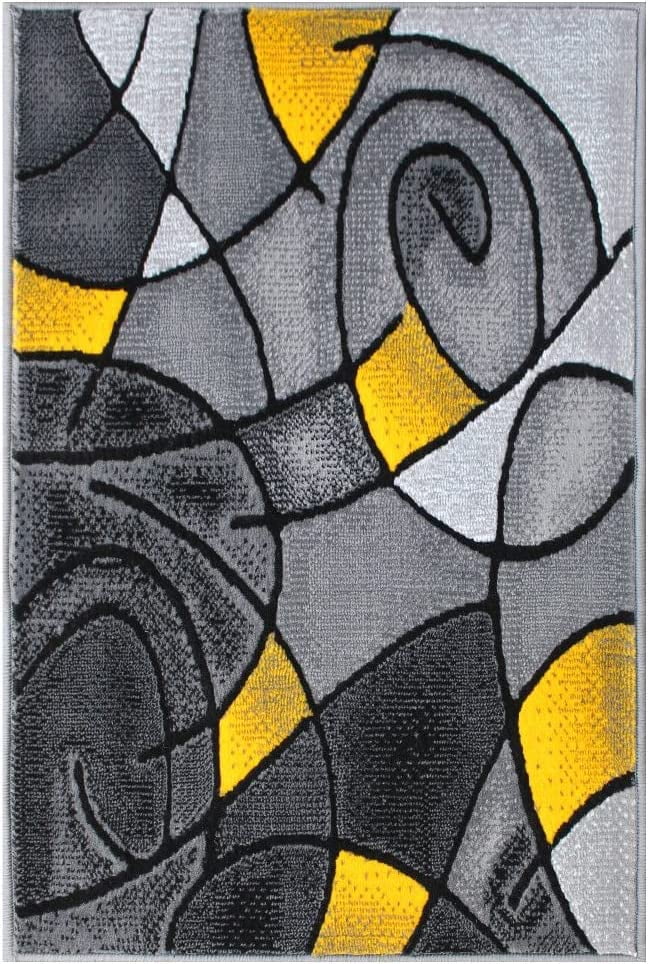 YHSF Modern Contemporary Area Rug for Living Room Bedroom Office Rug ...