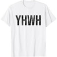 YHWH in Hebrew Meaning God Yahweh Tetragrammaton Faith Based Cotton T ...